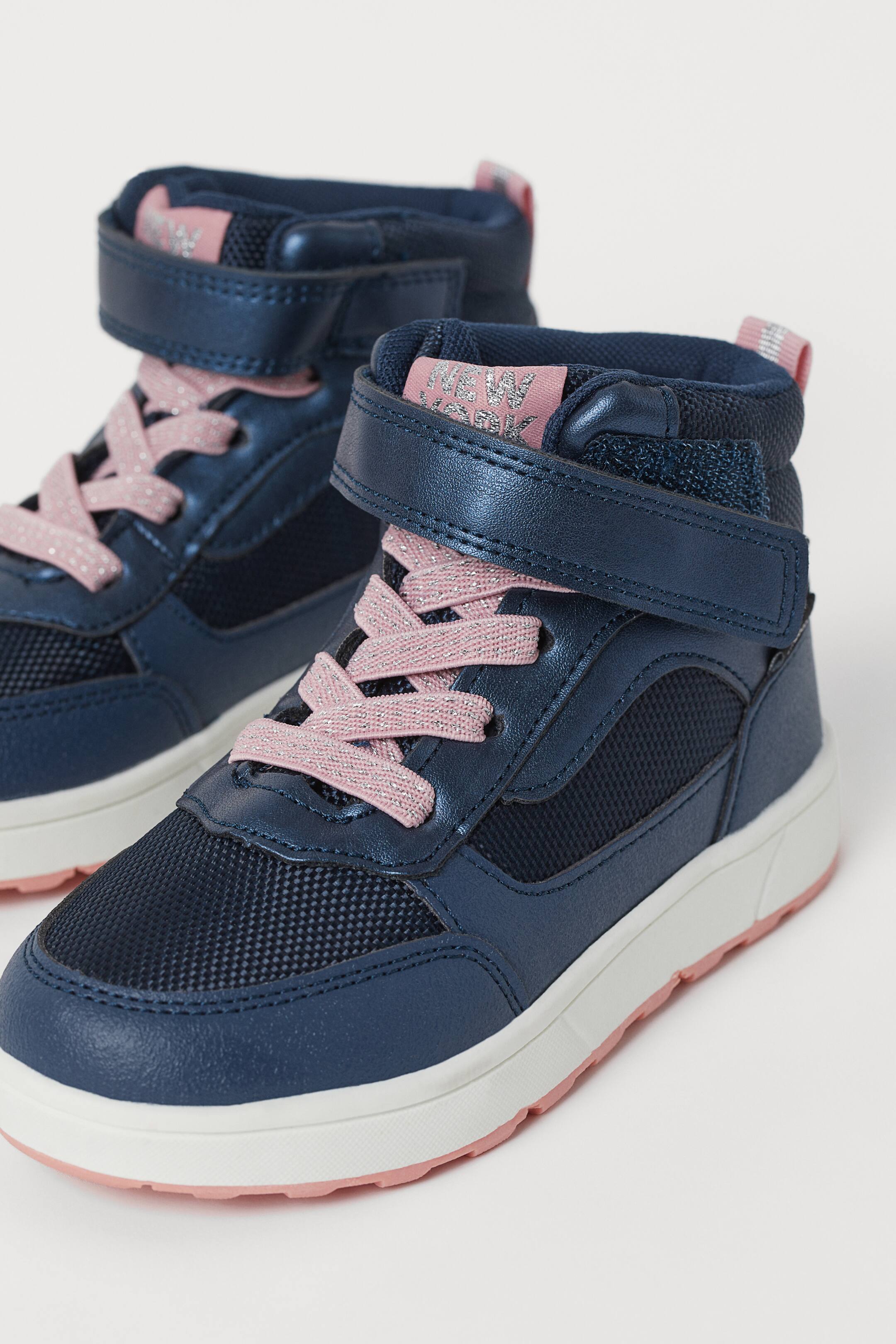 Waterproof hi-tops - Navy blue - Kids | H&M GB