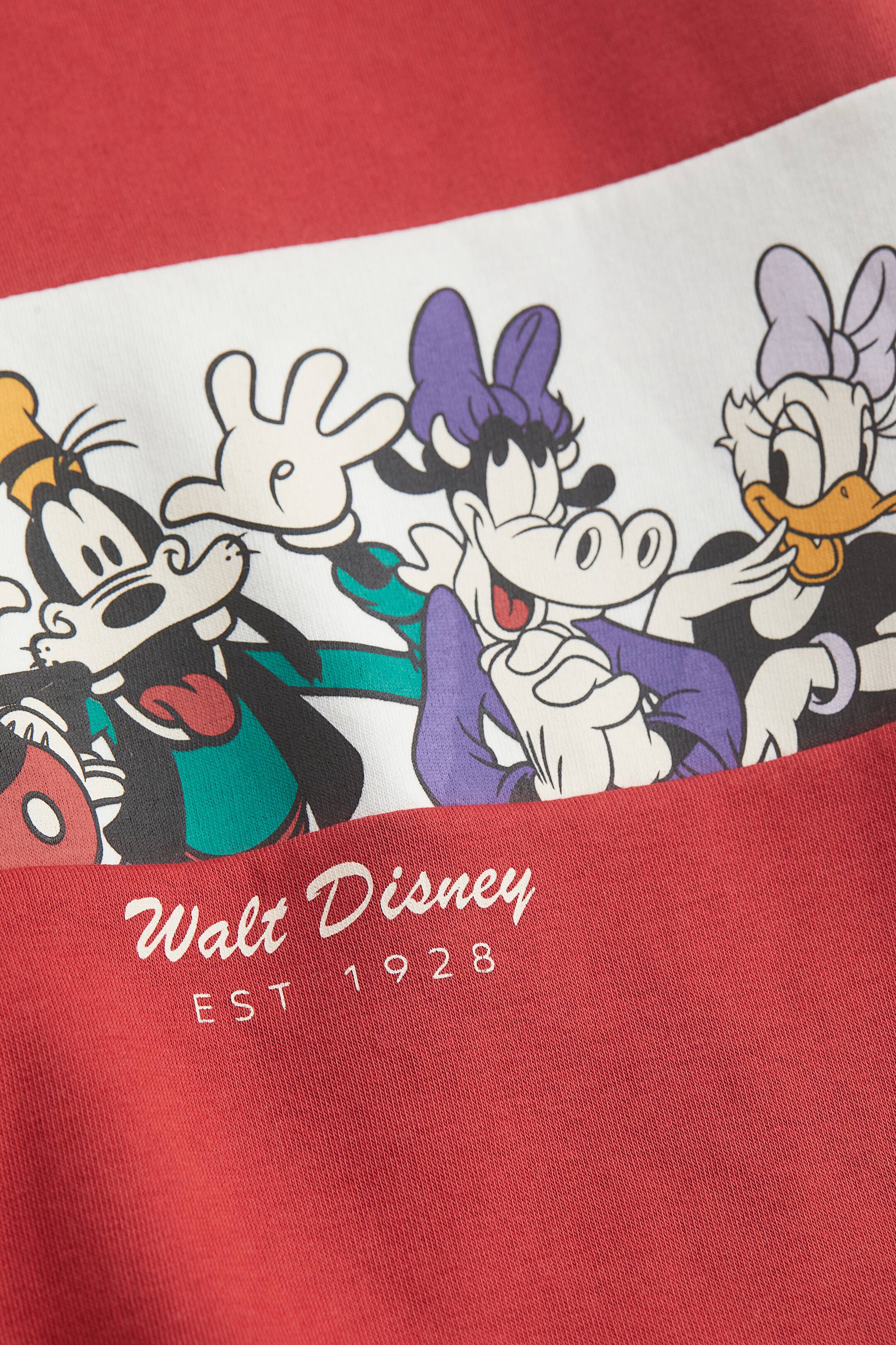 Oversize Print Sweater - Red/Mickey Mouse - Kids | H&M AU