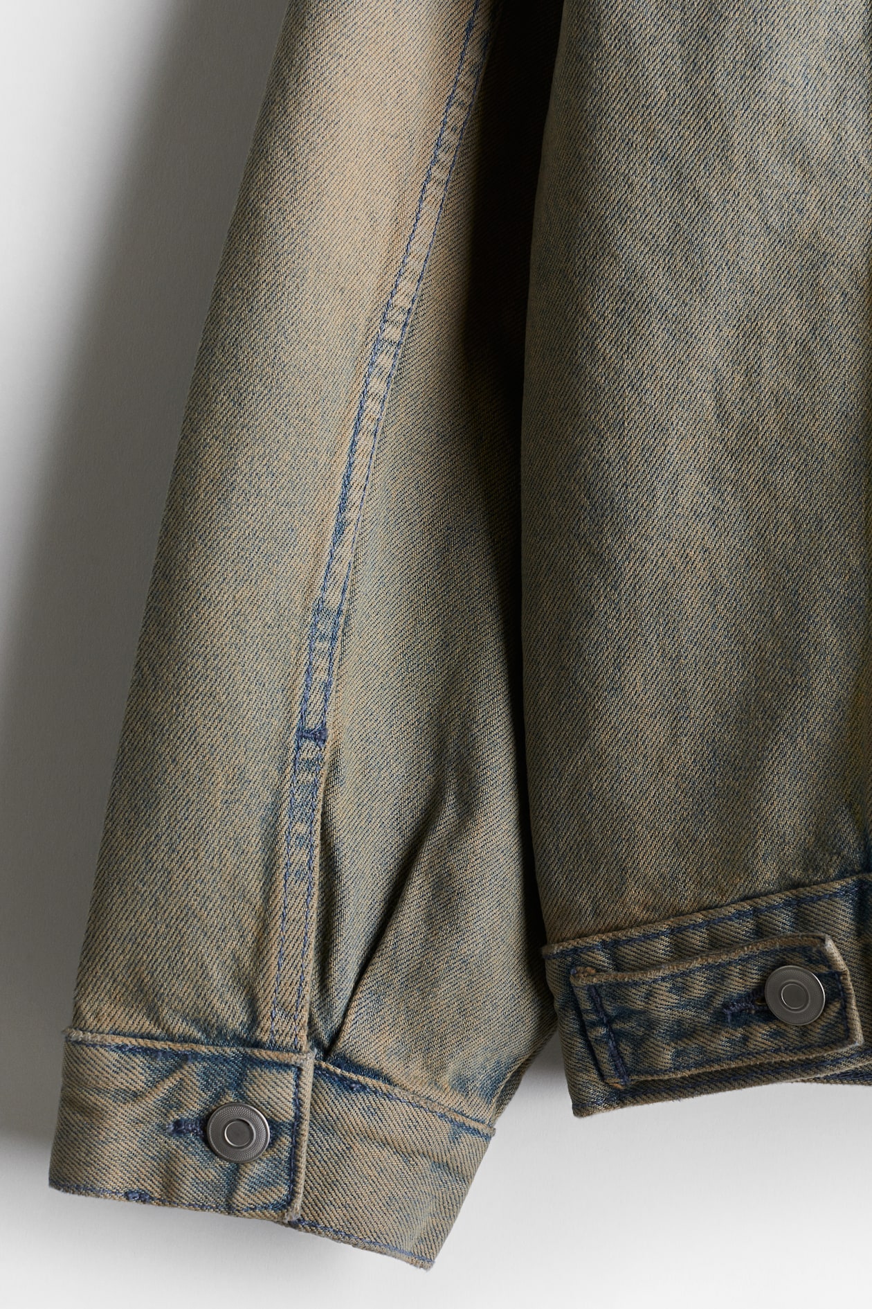 Loose-Fit Denim Worker Jacket - Gray-blue - Men | H&M US