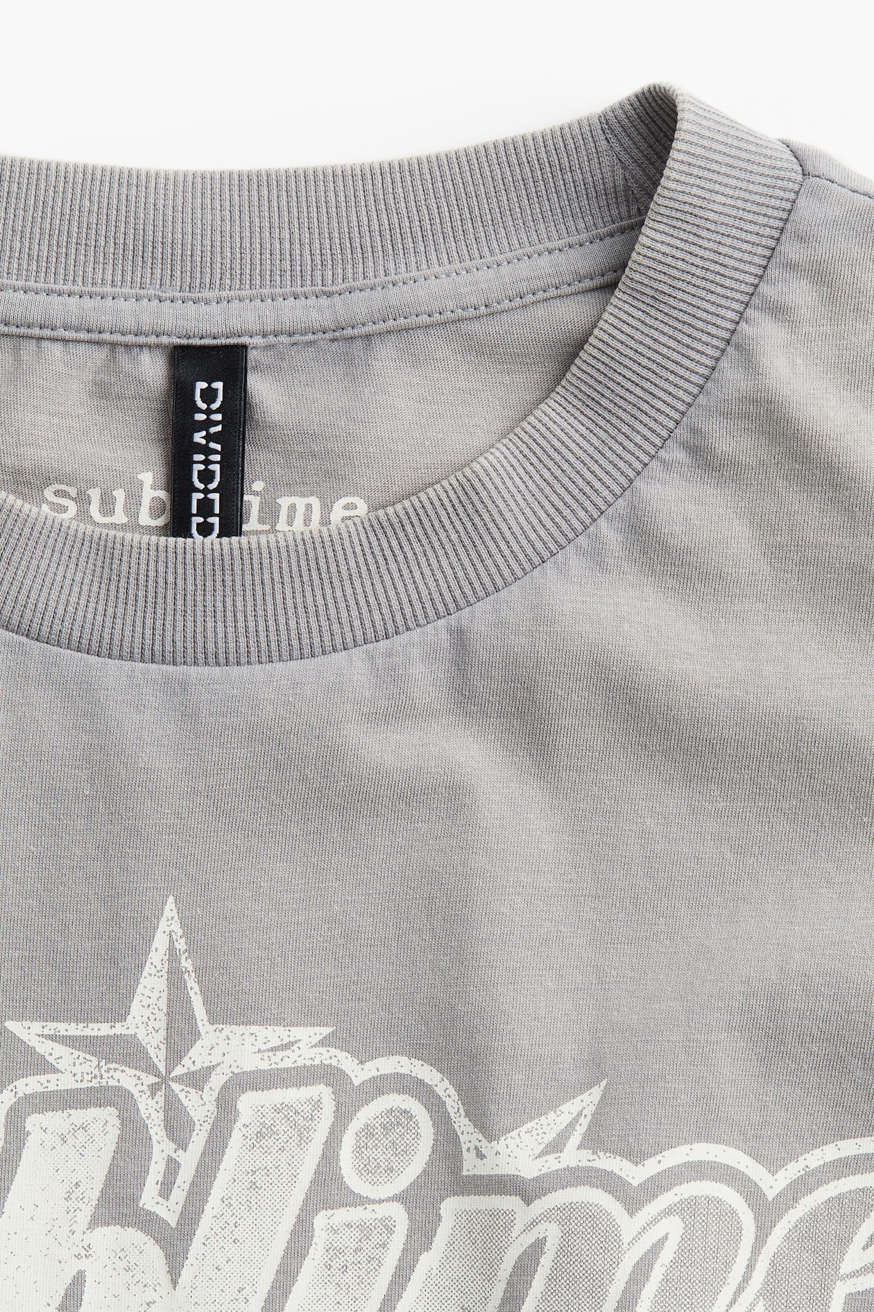 Women's Light grey/Sublime Oversized printed T-shirt | H&M GB