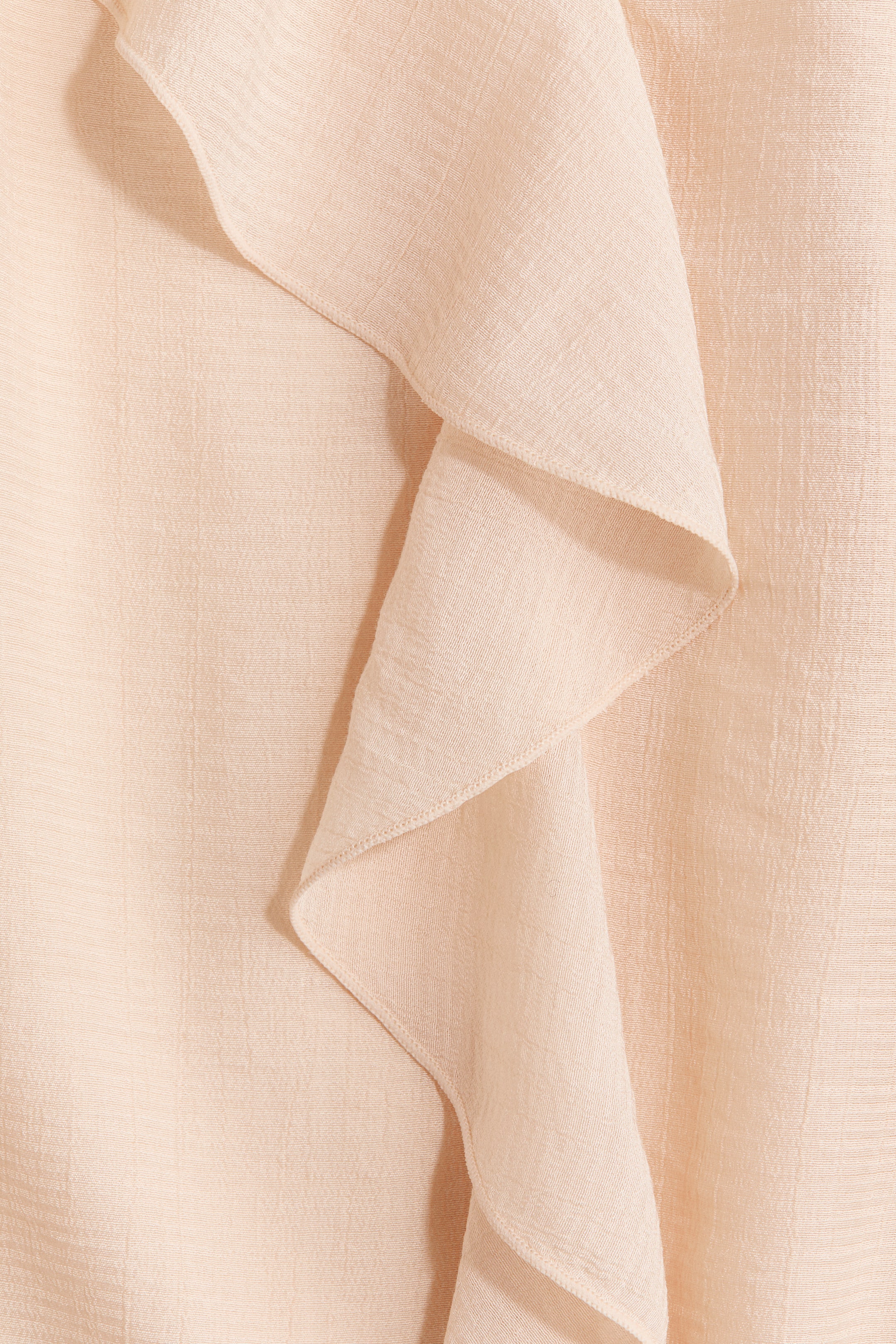 Women's Powder pink Flounce-Trimmed Blouse | H&M US
