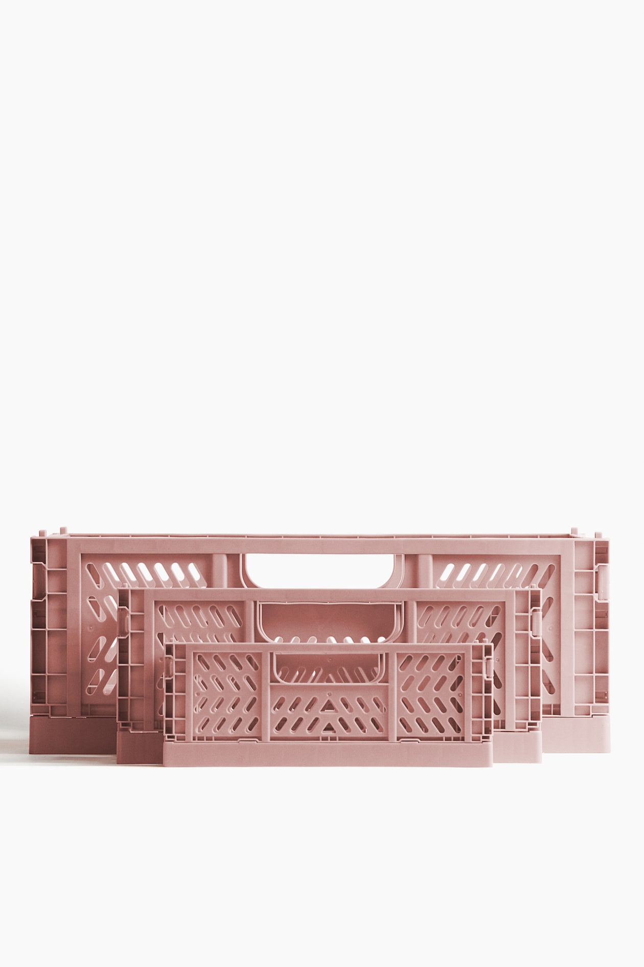 Dusty pink Foldable Storage Crate at H&M Home | H&M US