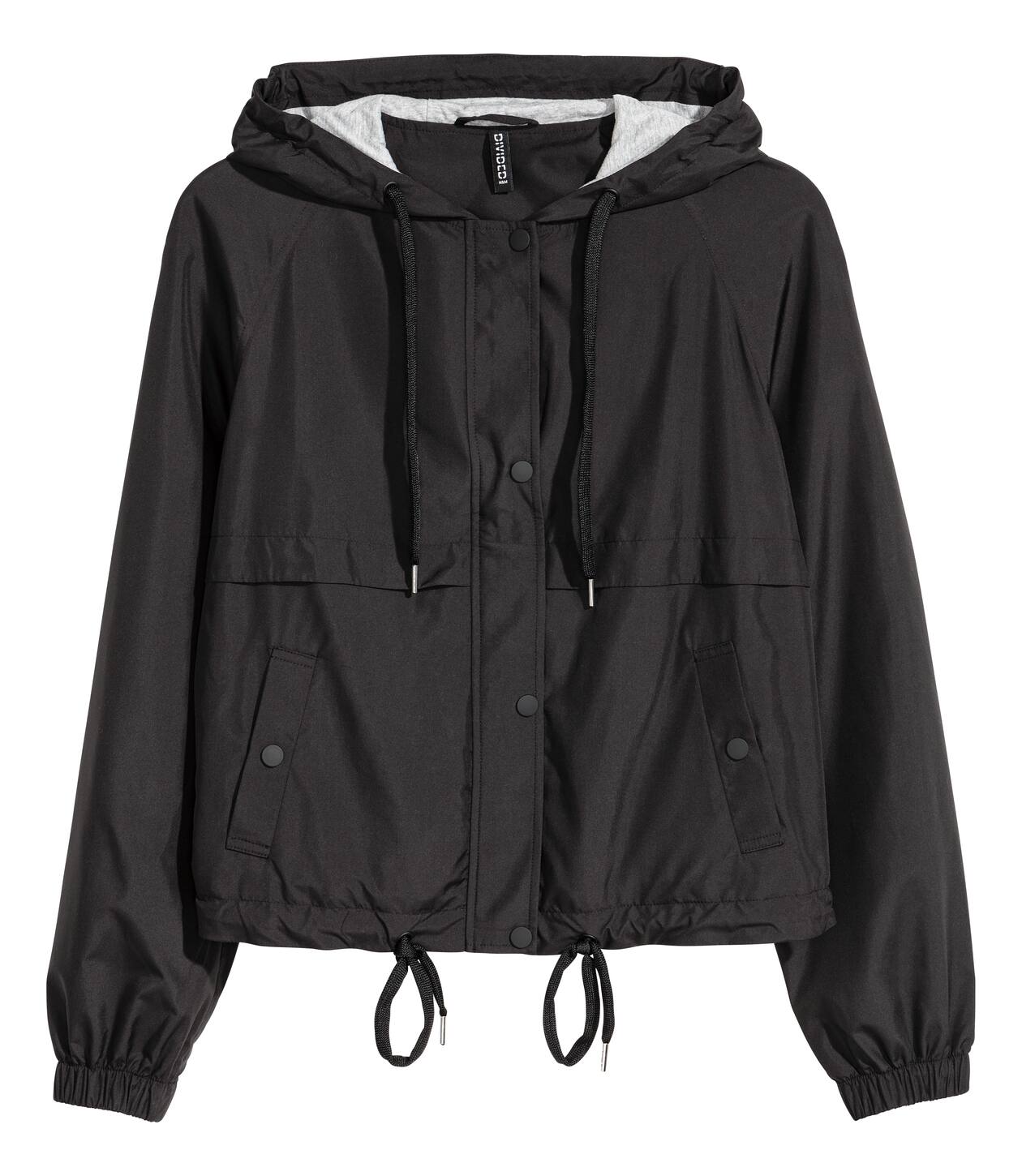 Hooded jacket - Black - Ladies | H&M GB