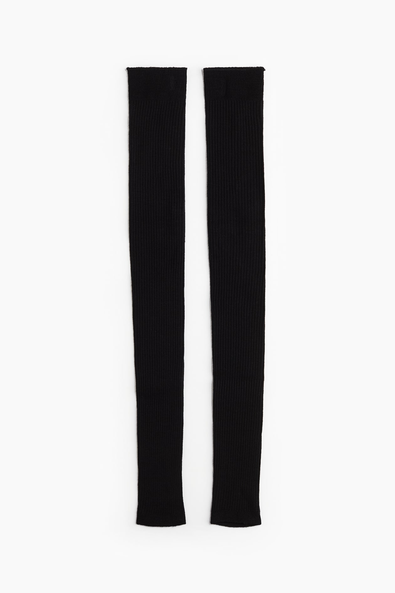 Lange Stulpen aus Wollmix - Schwarz - Ladies | H&M AT