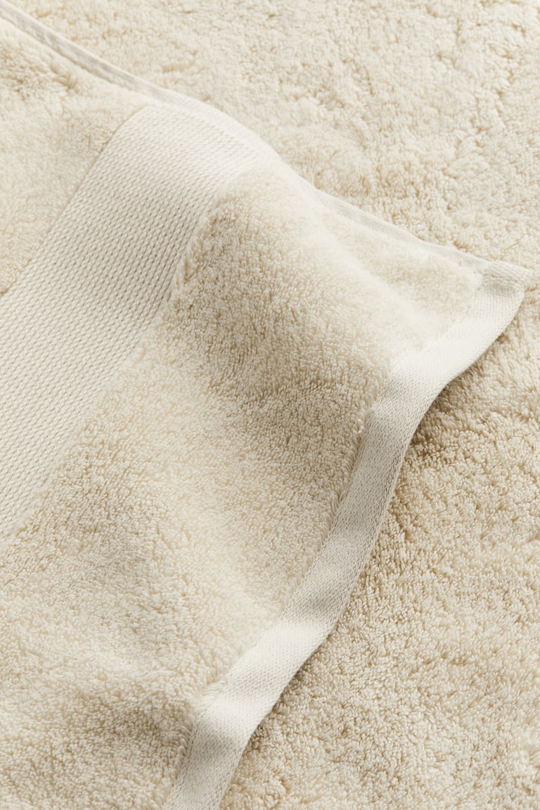 Soft Terry Hand Towel - Light beige - Home All | H&M US