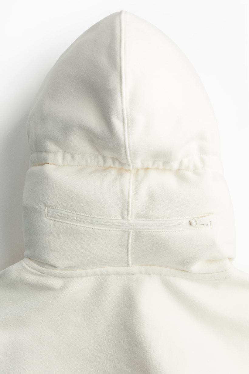 Women's White/Endorphins Sports Hoodie with Inflatable Collar | H&M CA