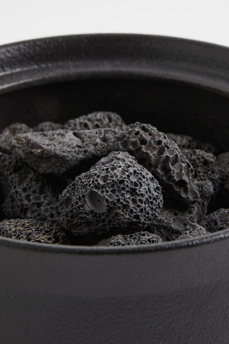 Lava-stone diffuser - Black/Rich Mahogany - Home All | H&M GB