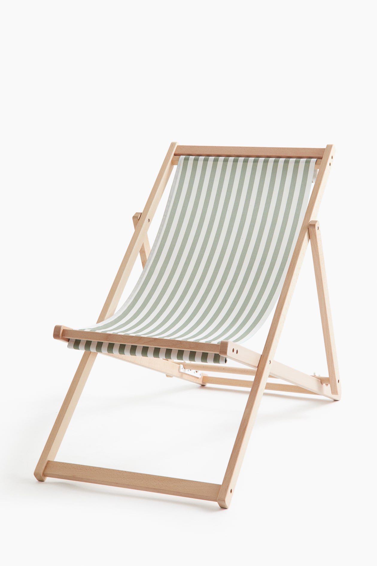 Green/Striped Wooden deck chair at H&M Home | H&M IE