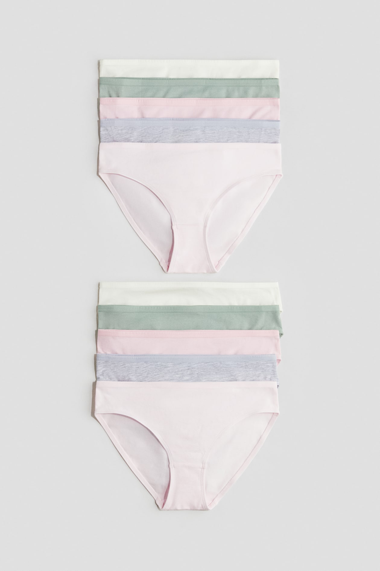 Light pink/green 10-Pack Cotton Briefs for kids | H&M CA