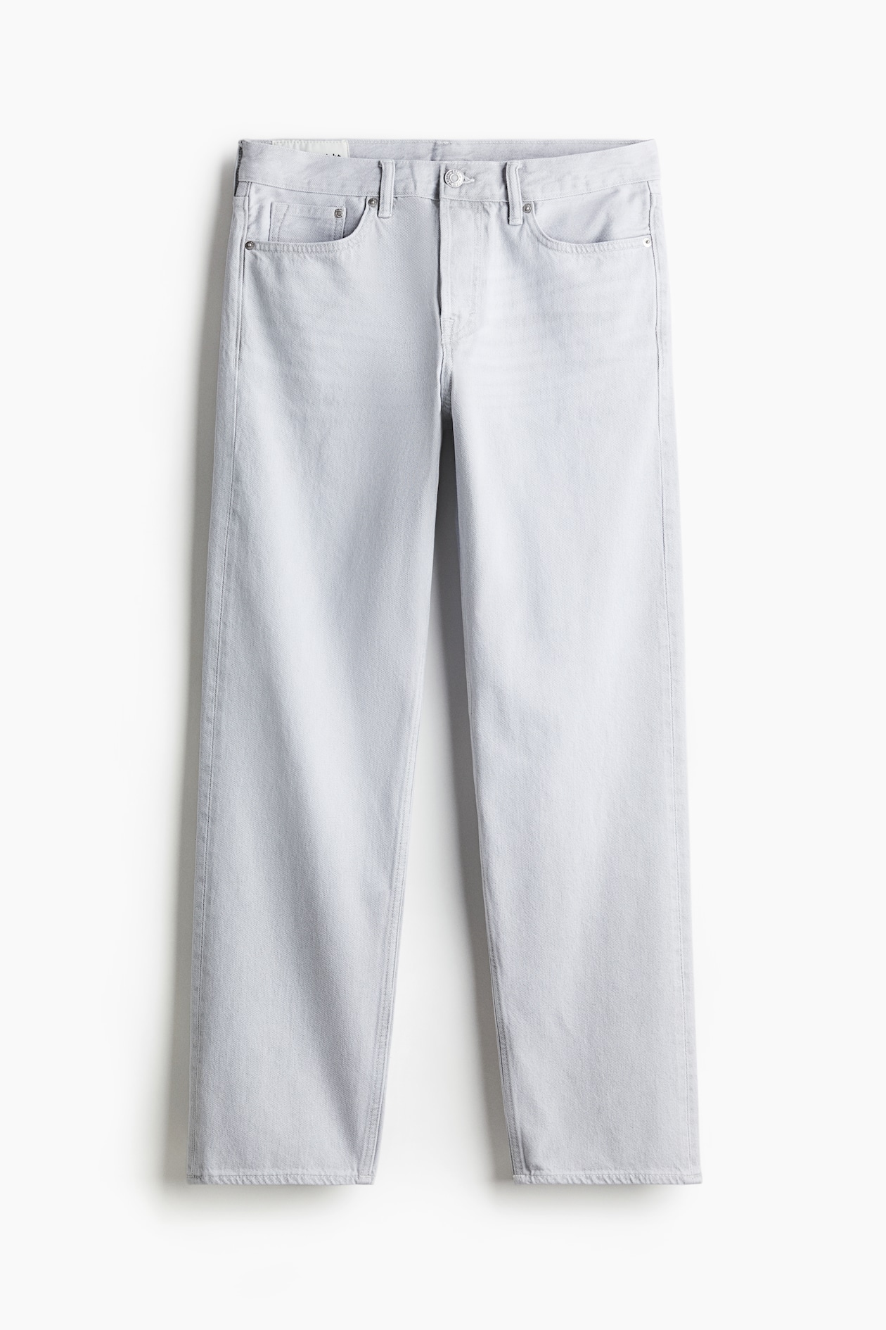 Straight Regular Jeans - Gris claro - HOMBRE | H&M ES