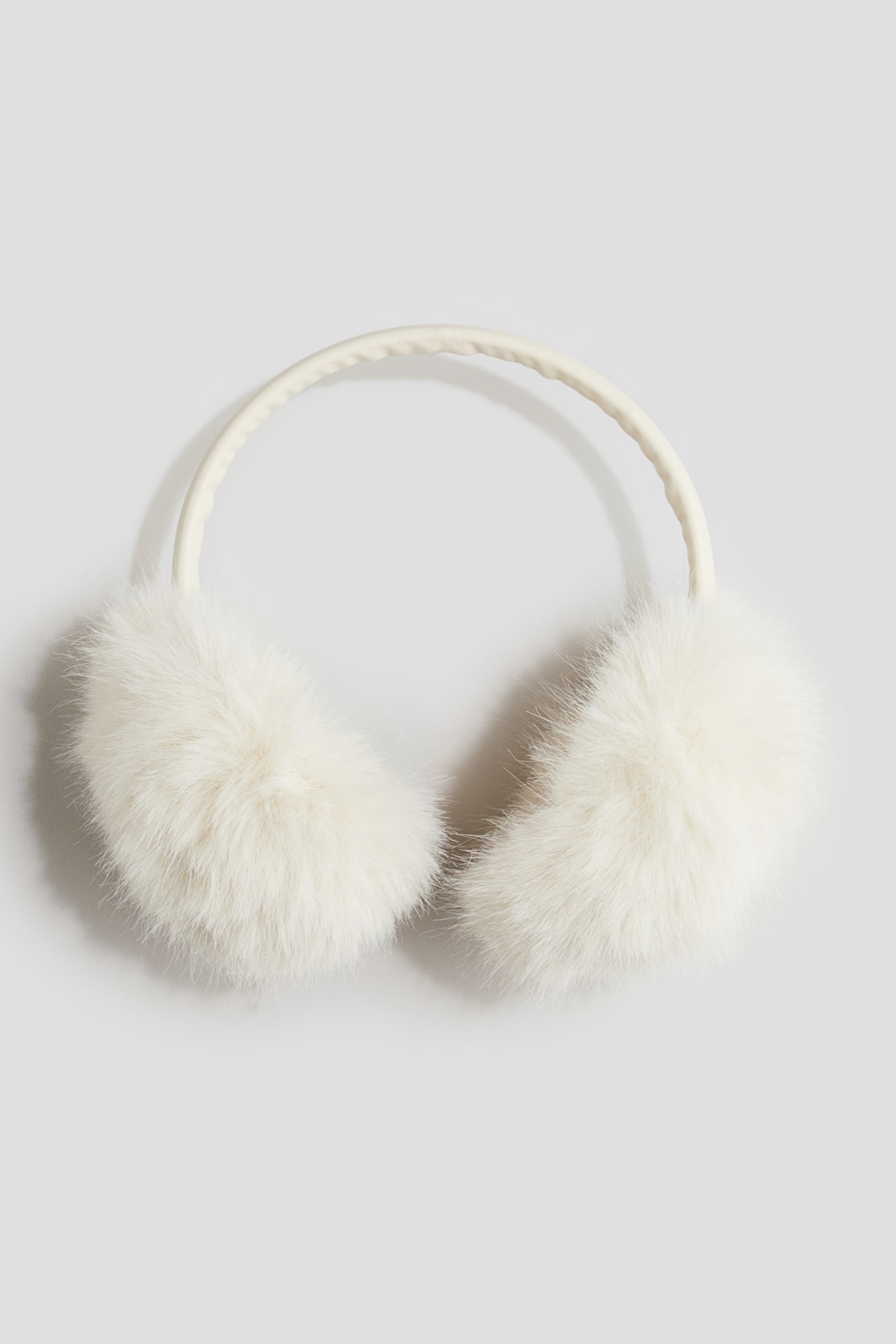 White Fluffy Earmuffs for kids | H&M US
