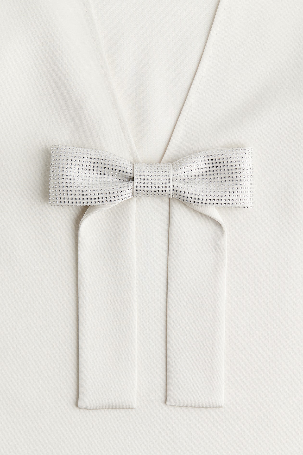 Deep Back Dress - Cream - Ladies | H&M AU