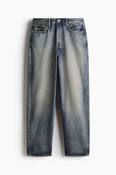 Houston Loose Jeans - Dark denim blue - Men | H&M US