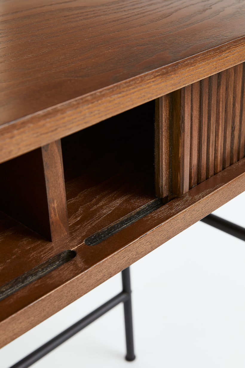 Desk - Dark brown - Home All | H&M US