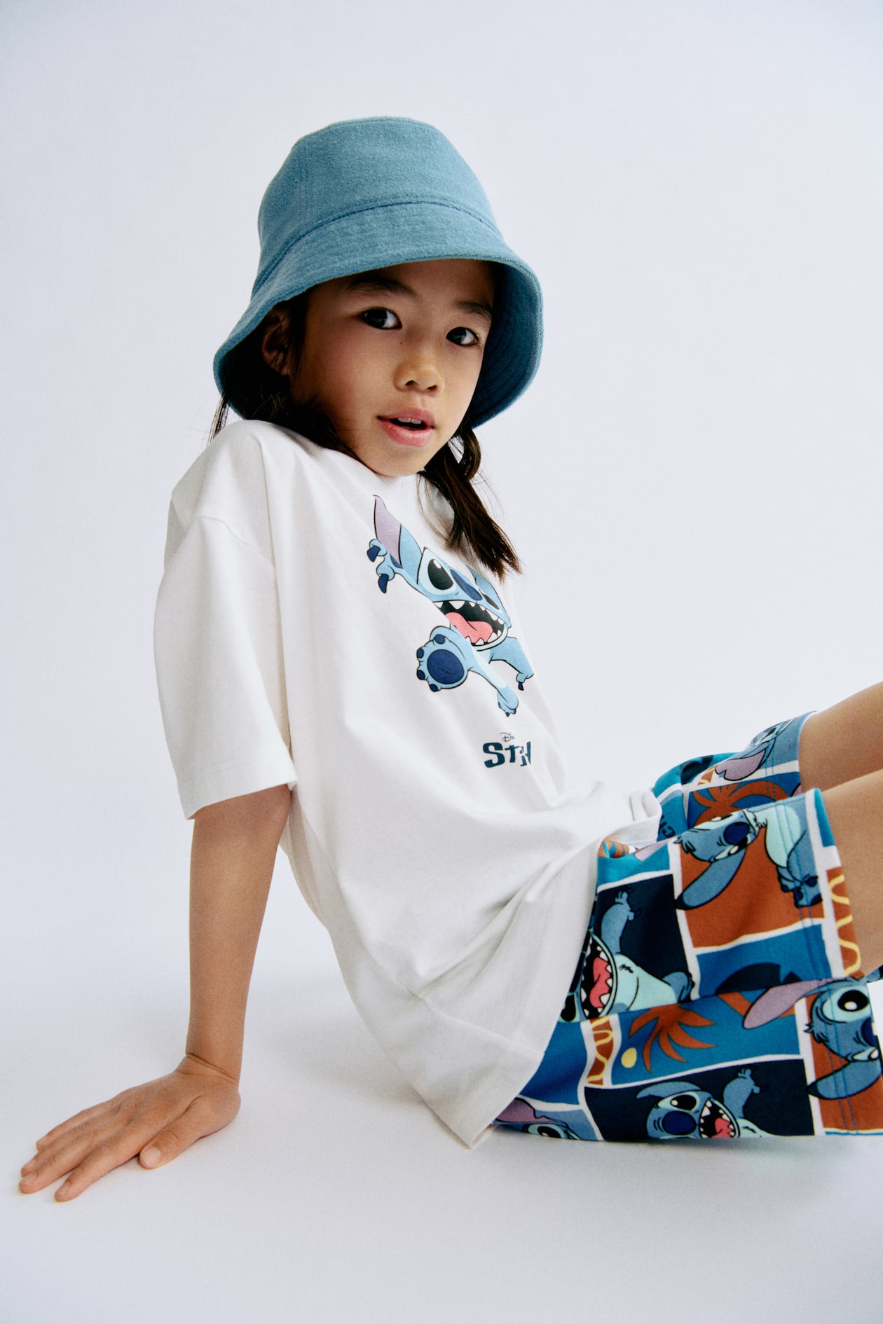 2-piece printed set - White/Lilo & Stitch - Kids | H&M GB