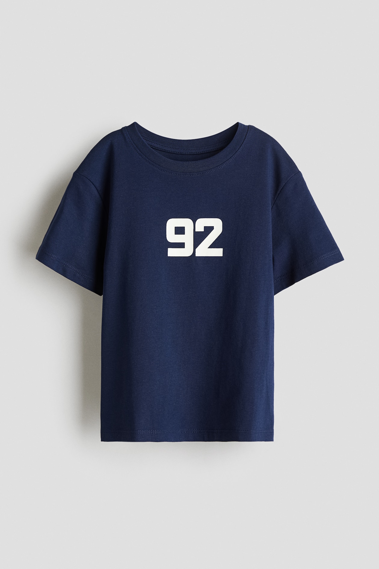 Navy blue/92 Printed cotton T-shirt for kids | H&M GB