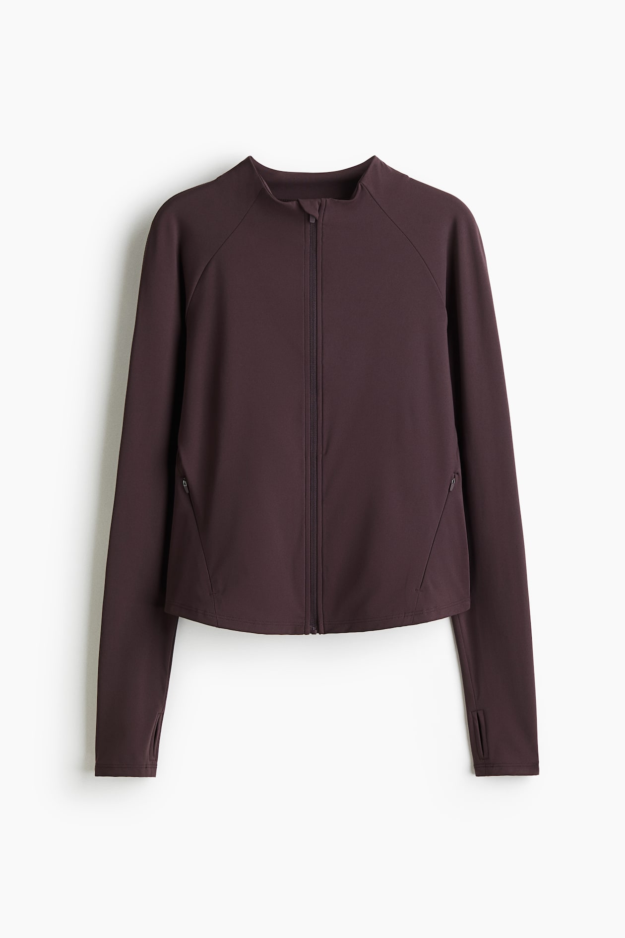 Activewear Jacket with Cool Handfeel DryMove™ - Eggplant purple ...