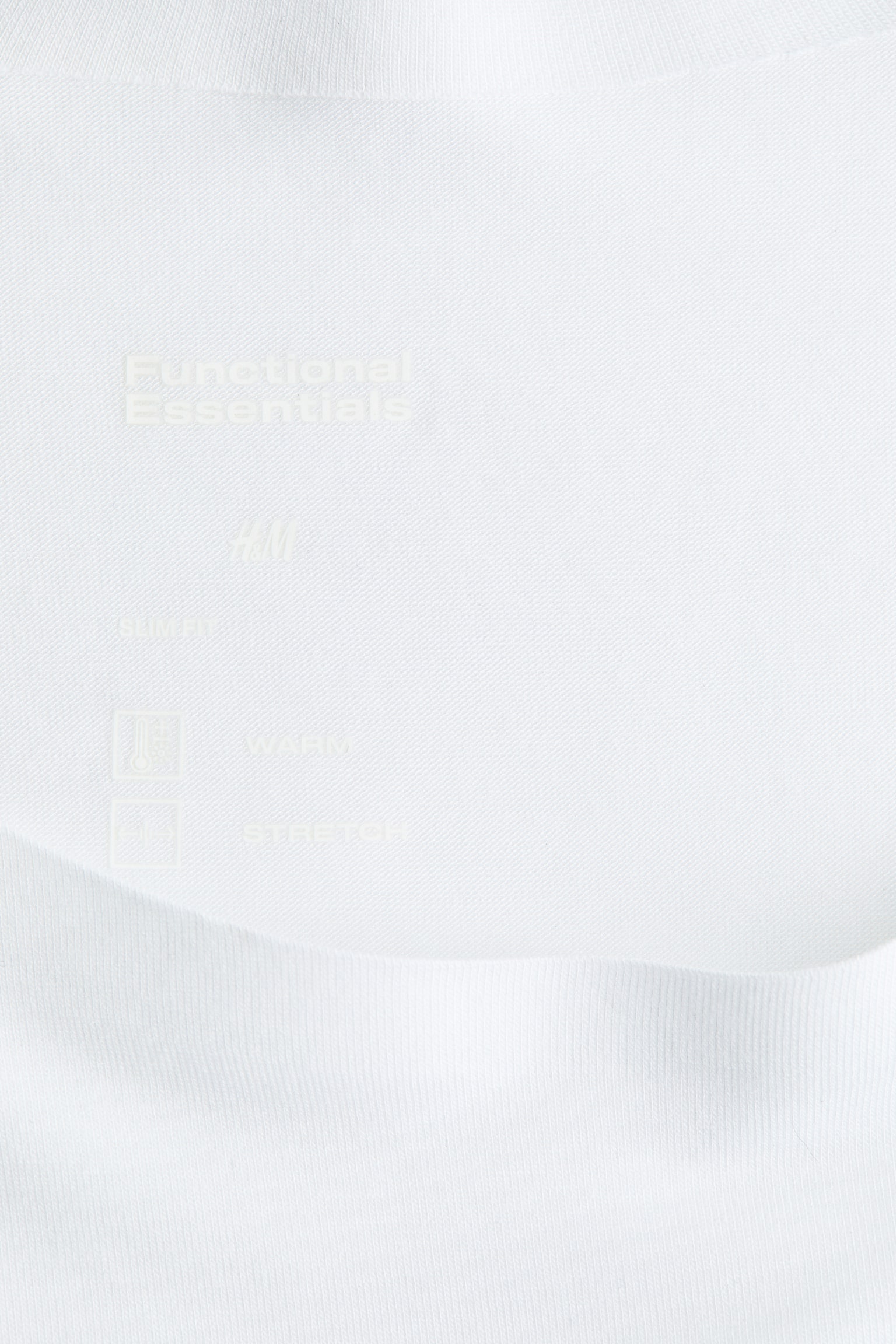 Warming Slim Fit Tシャツ - ホワイト - レディース | H&M JP