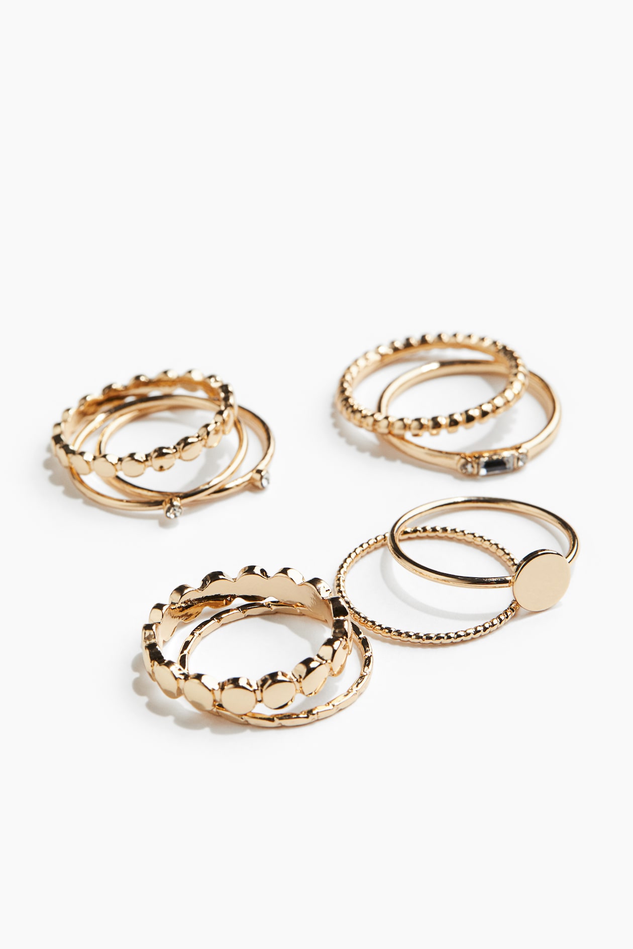 9-pack Rings - Gold-colored - Ladies | H&M PH