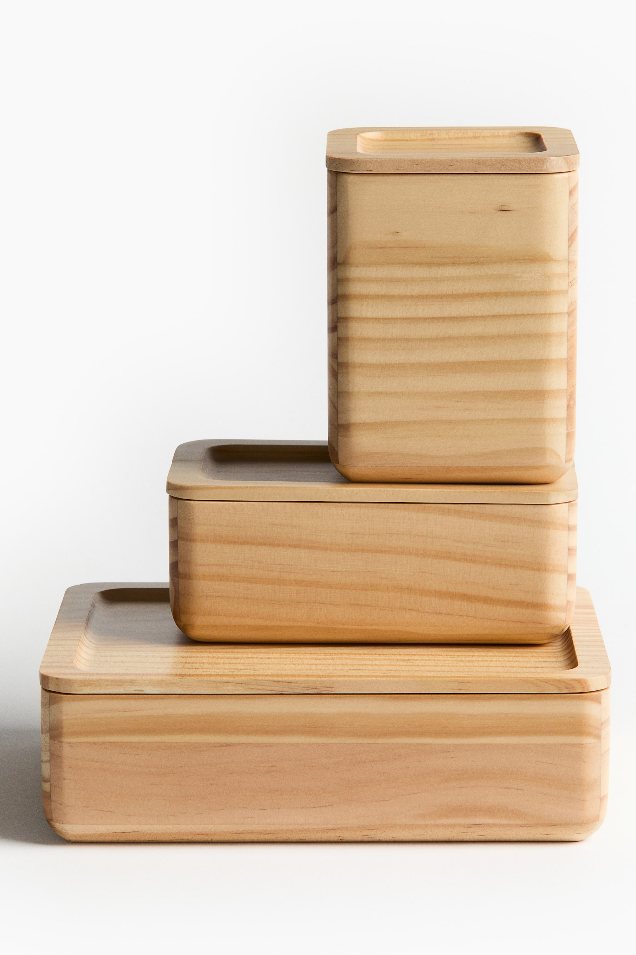 Beige Tall Wooden Organizer Box at H&M Home | H&M CA
