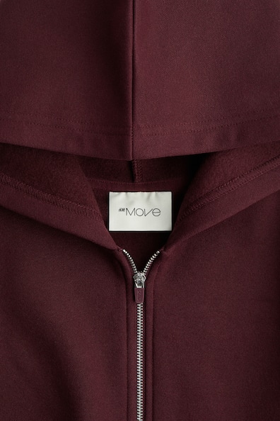 Activewear Hooded Jacket - Dark red - Ladies | H&M US