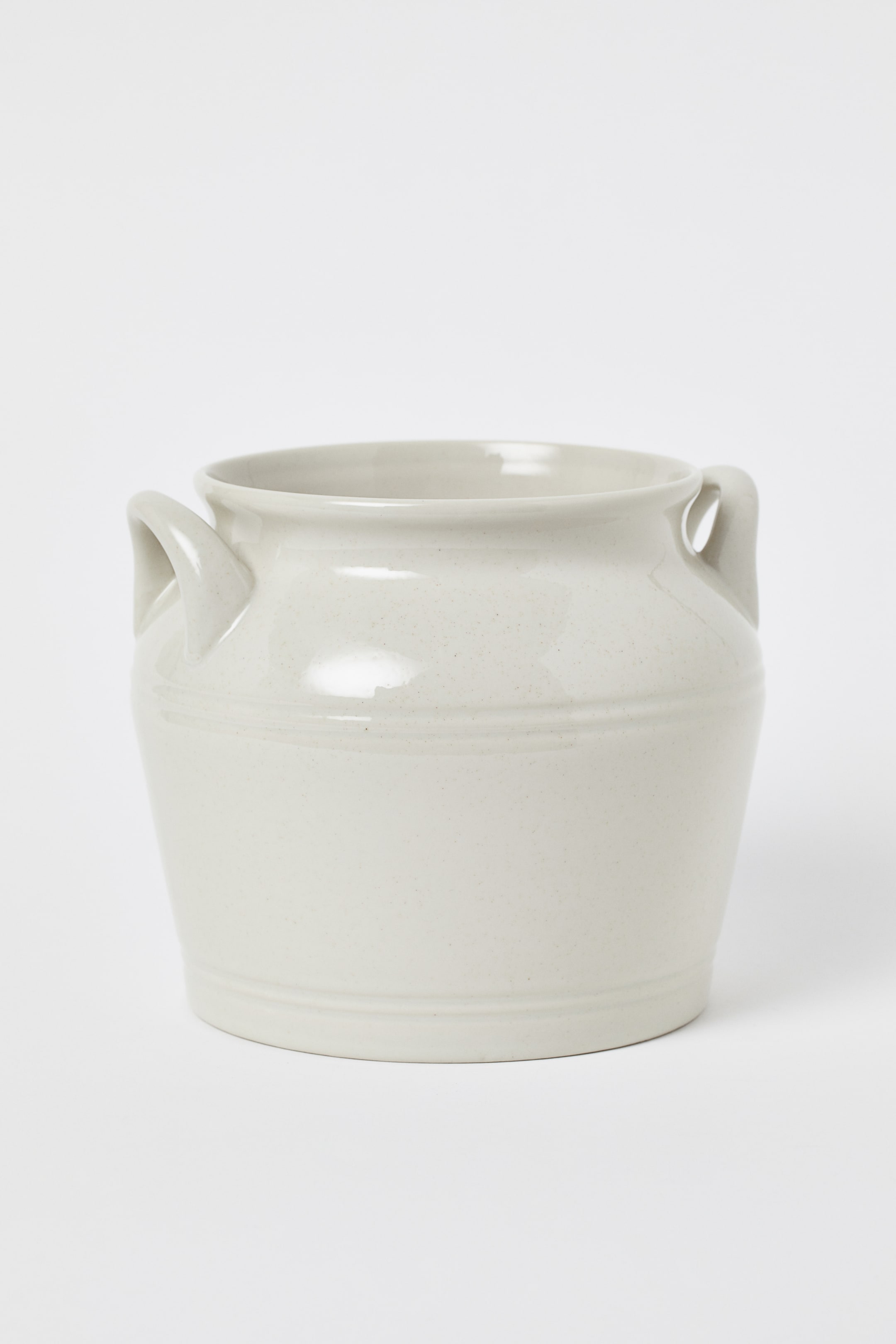 Plant Pot with Handles - Cream - Home All | H&M CA