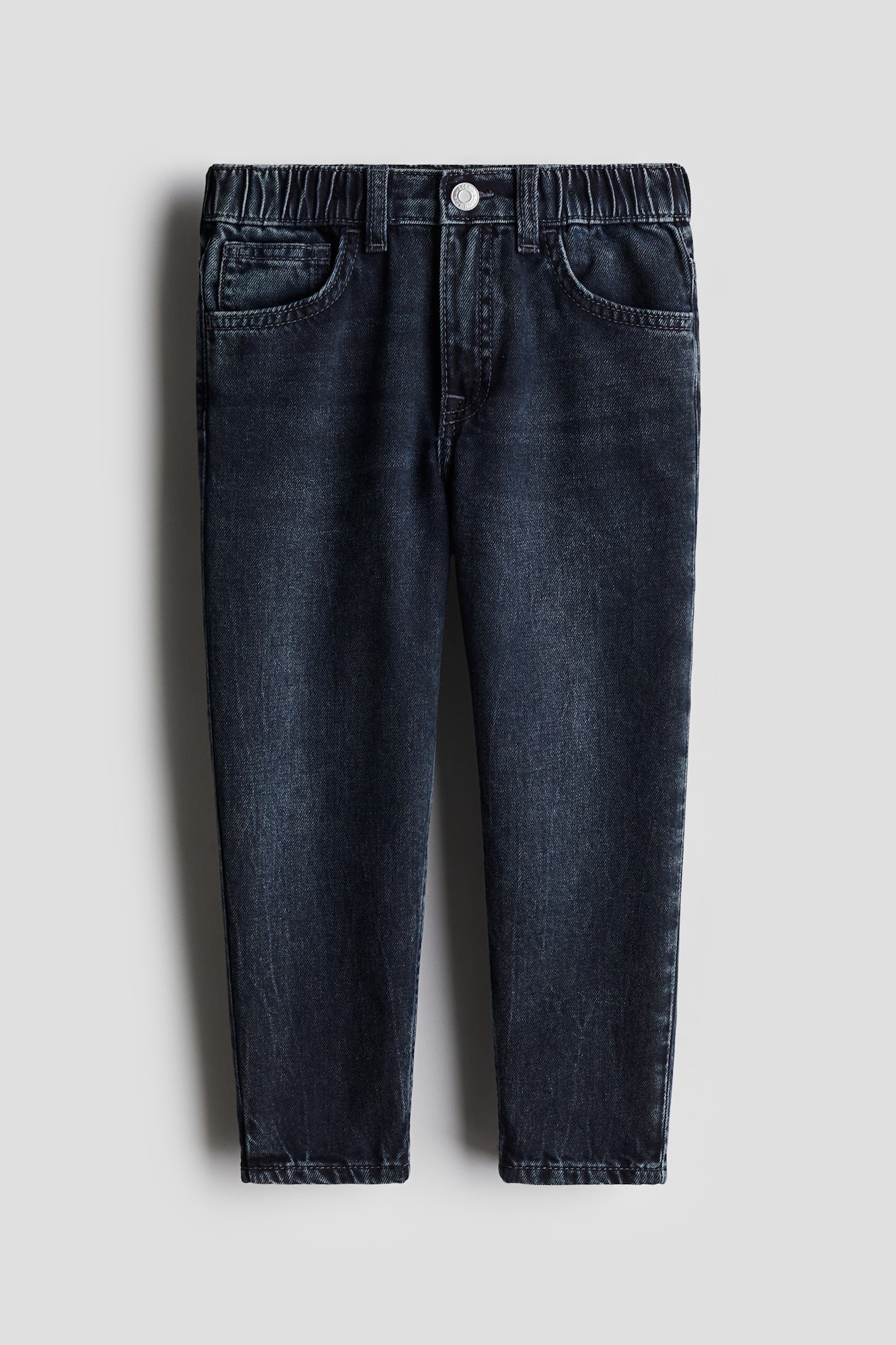 Dark denim blue Loose Fit Jeans for kids | H&M IN