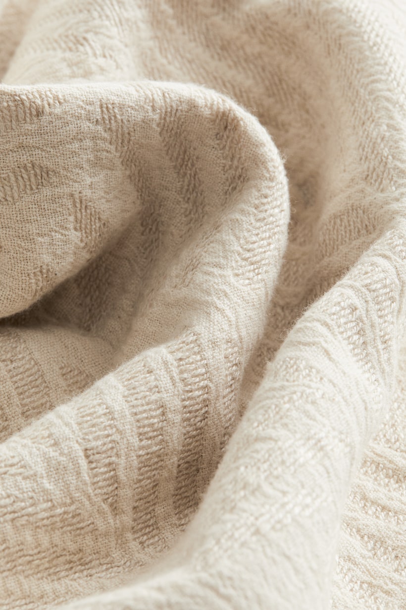 Textured Cushion Cover - Light beige - Home All | H&M US