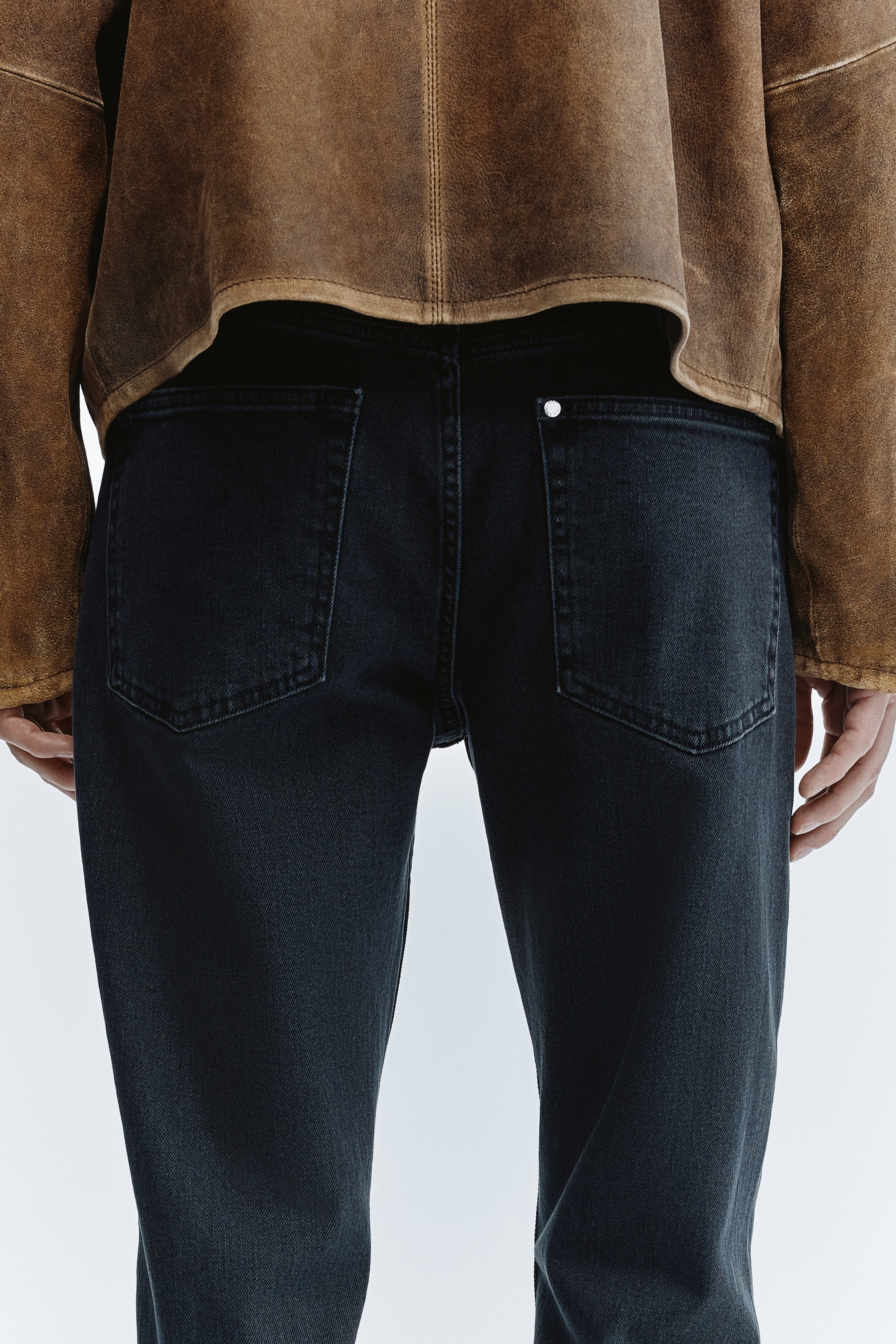 Vaquero pitillo - Negro denim - HOMBRE | H&M ES