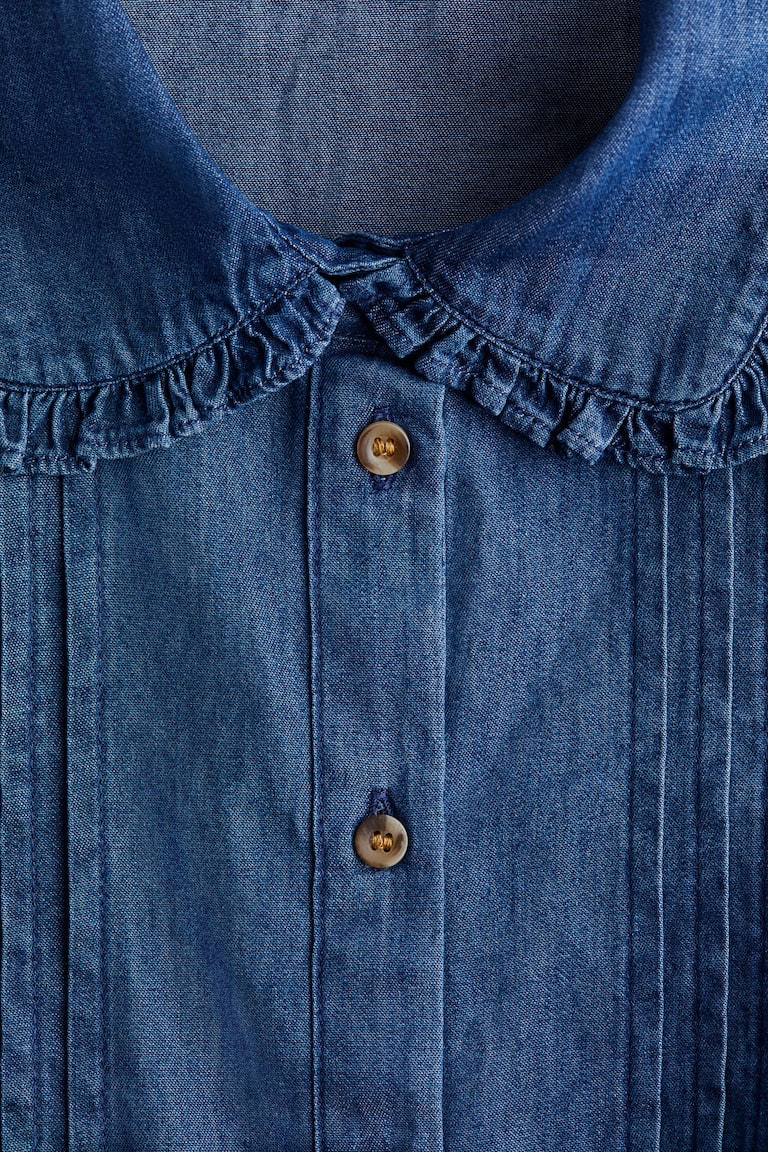 Women's Denim blue Denim Blouse | H&M US