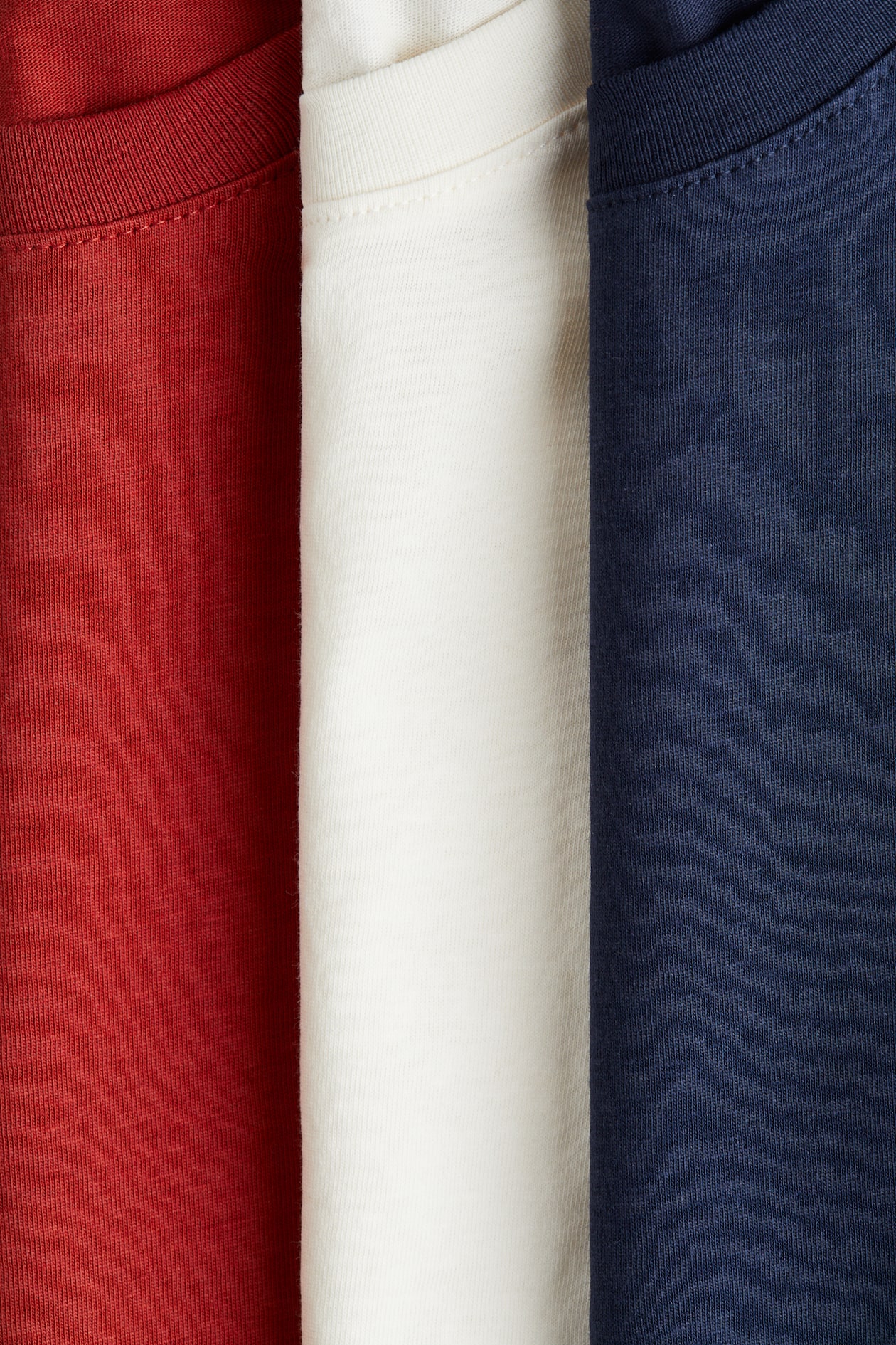 Red/White/Navy blue 3-pack T-shirts for kids | H&M GB