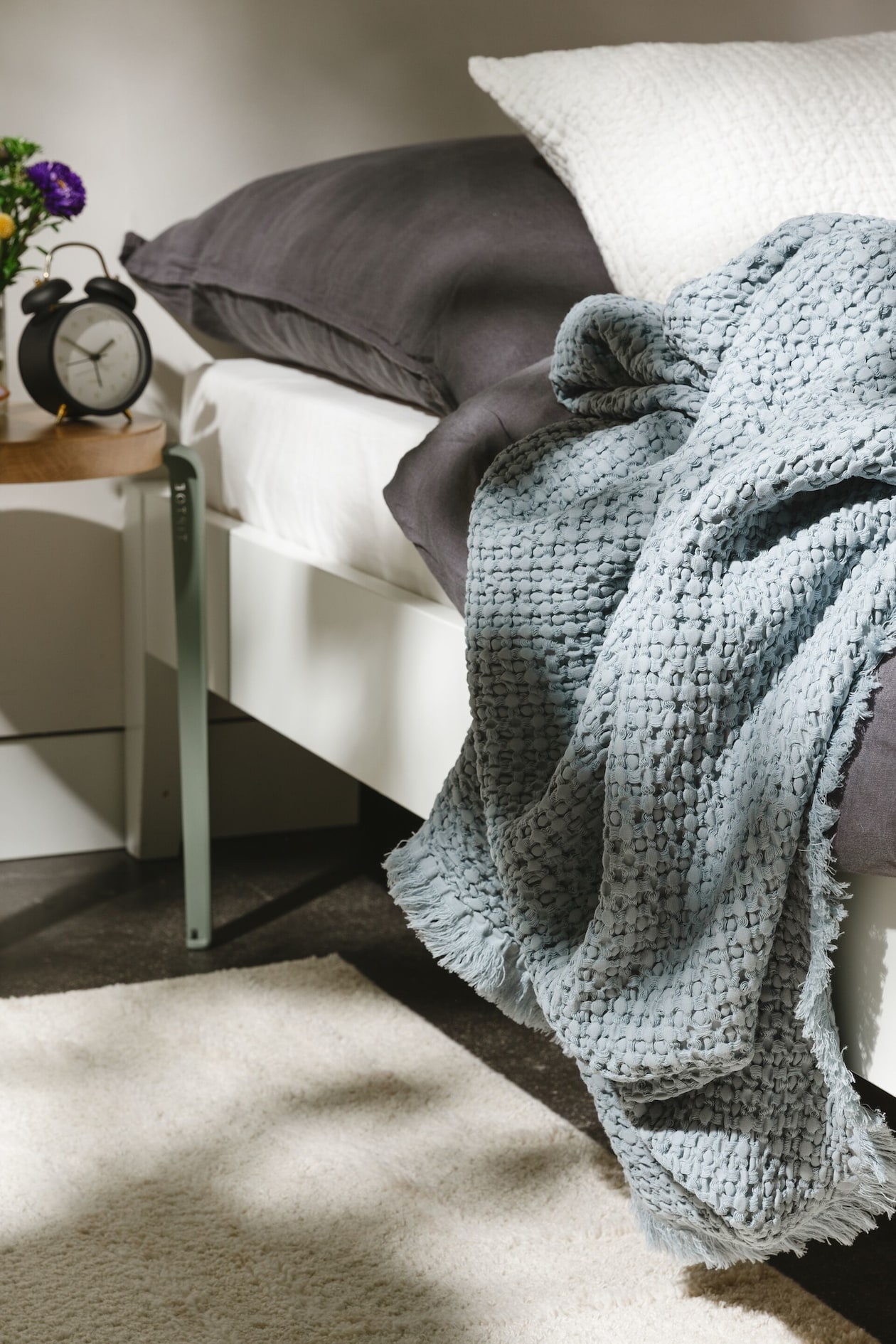 Plaid En Coton Cloe - Bleu/gris - benuta - Home All | H&M FR