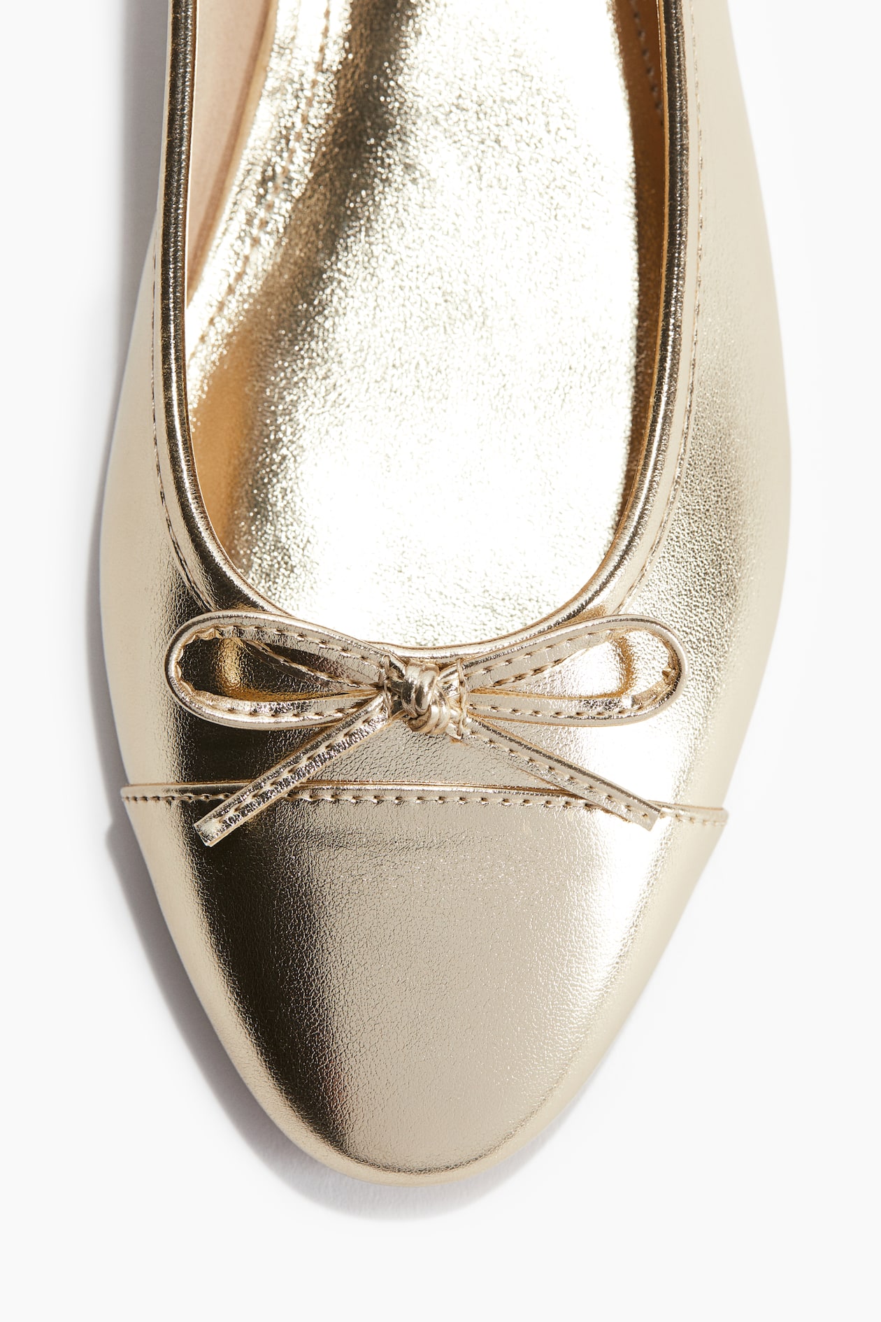 Women's Gold-coloured Ballet pumps | H&M IN