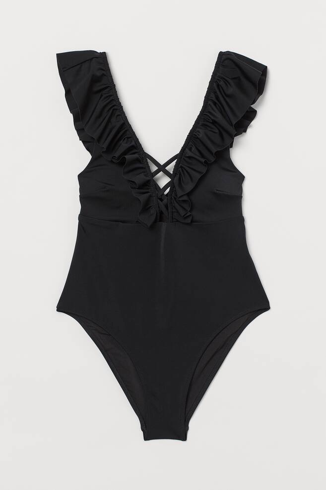 Women's Black Padded swimsuit | H&M GB