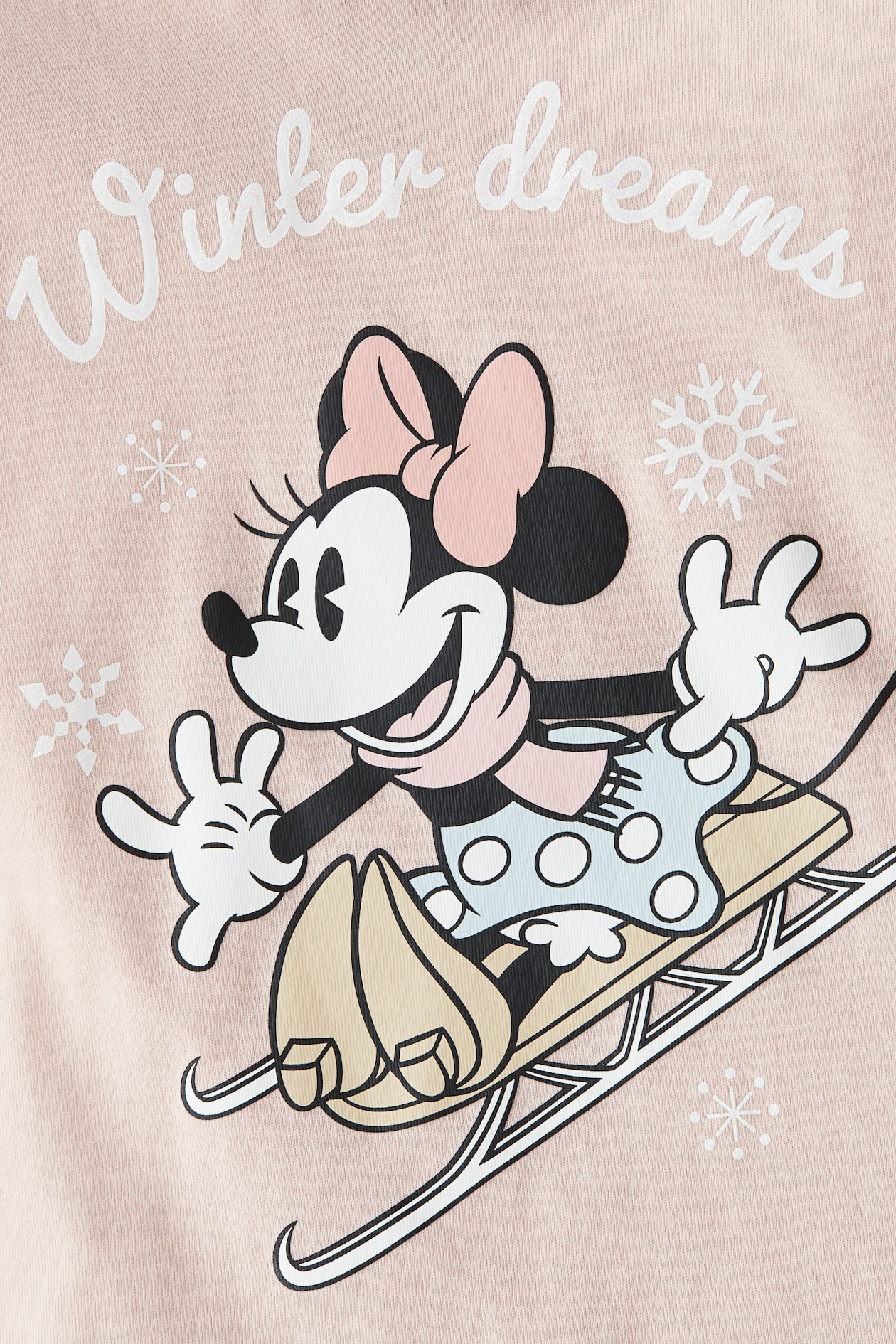 Light pink/Minnie Mouse Printed Cotton T-Shirt for kids | H&M US