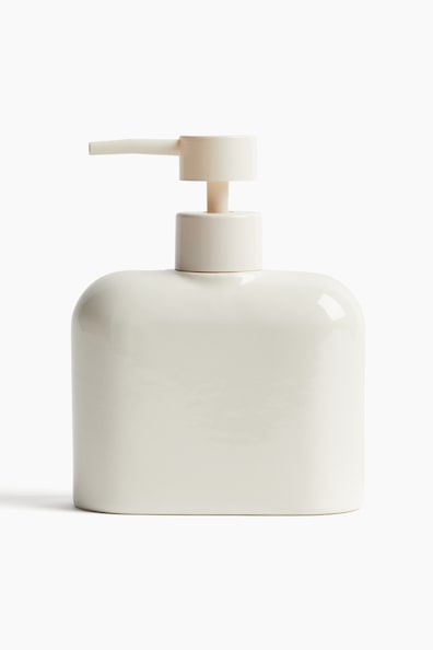 White Stoneware Soap Dispenser at H&M Home | H&M US