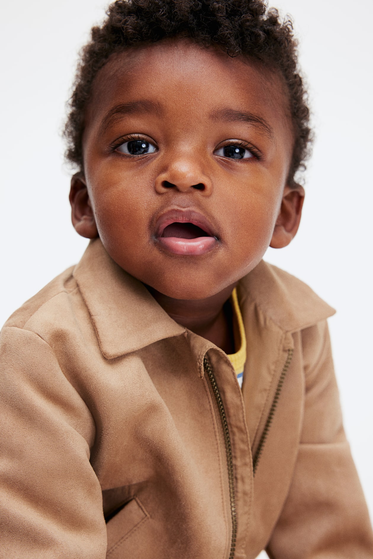 Napped Jacket - Dark beige - Kids | H&M AU