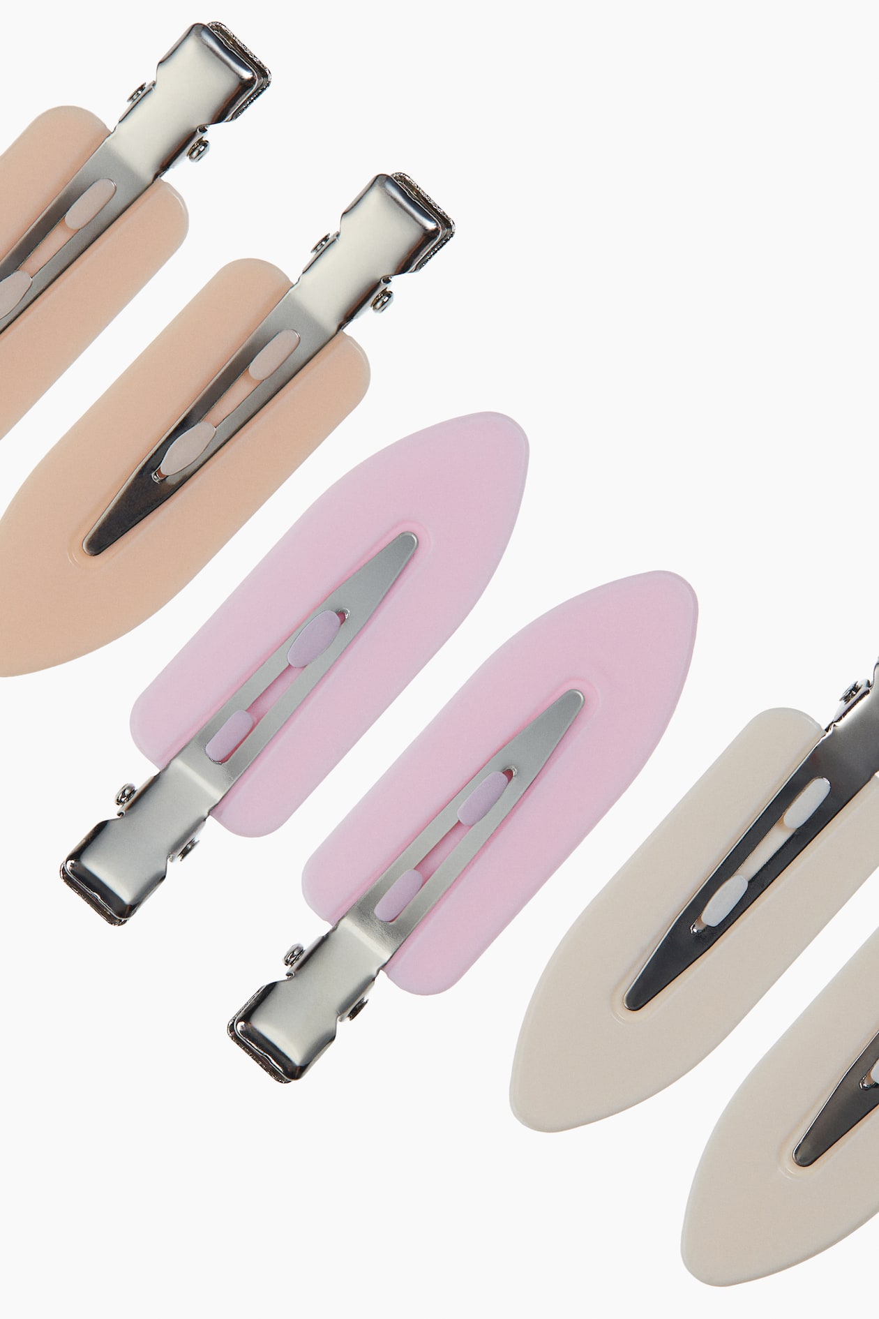 6-pack styling hair clips - Light pink/Beige - Beauty all | H&M GB