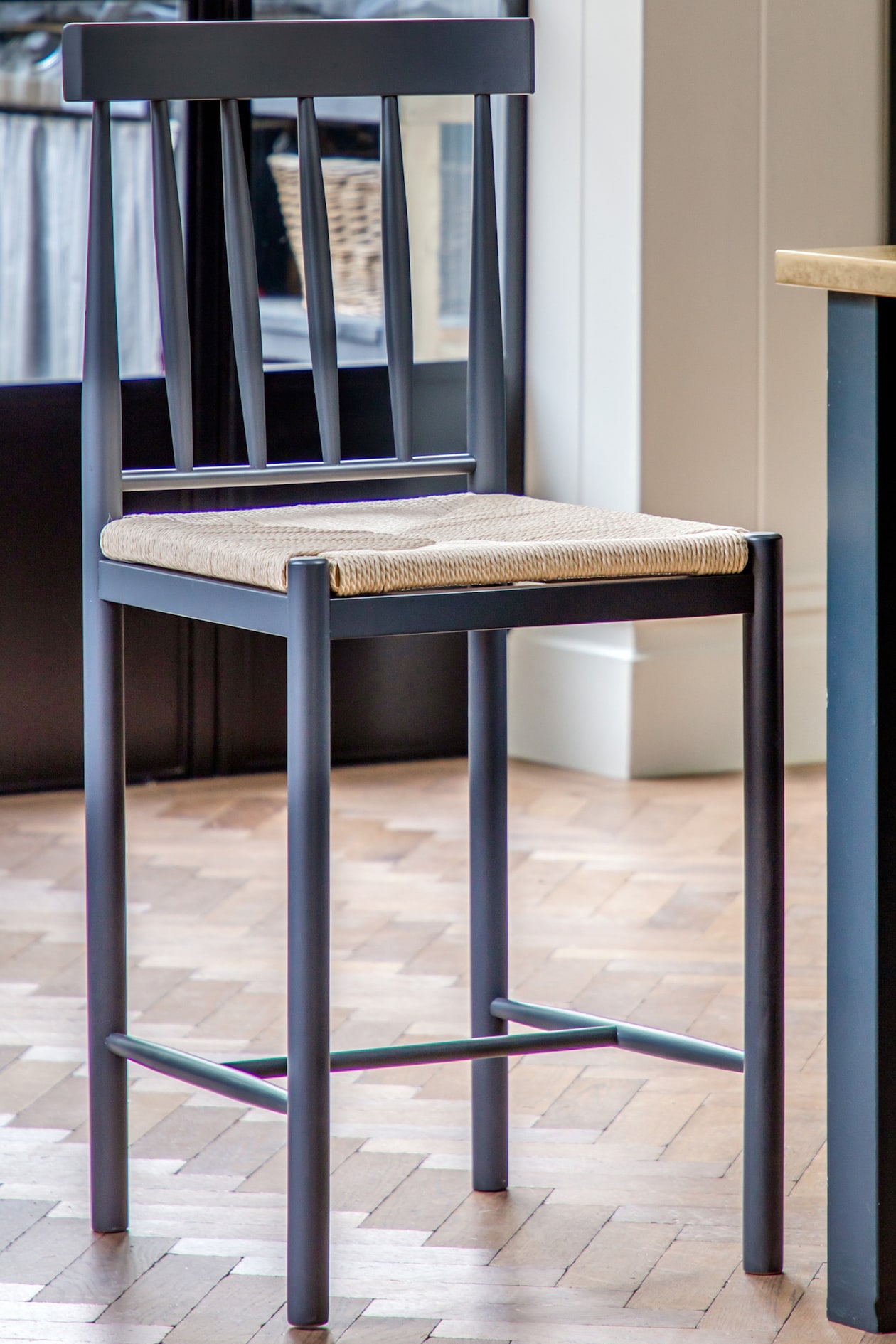 Black Set Of 2 Rope Wooden Bar Stools at H&M Home | H&M GB