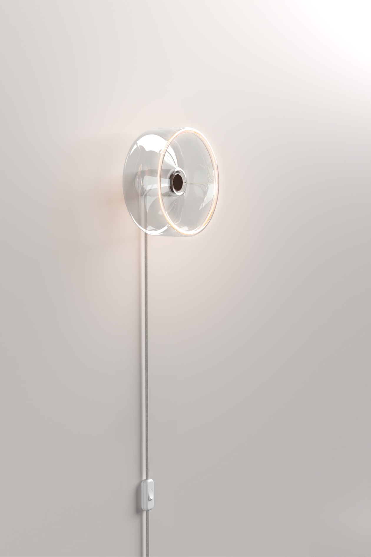 Wandlampe Mit Ring-glühbirne - Weiß - Creative-Cables - Home All | H&M DE