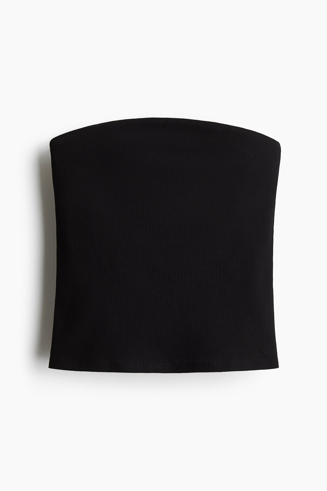 Ribbed Tube Top - Black - Ladies | H&M CA
