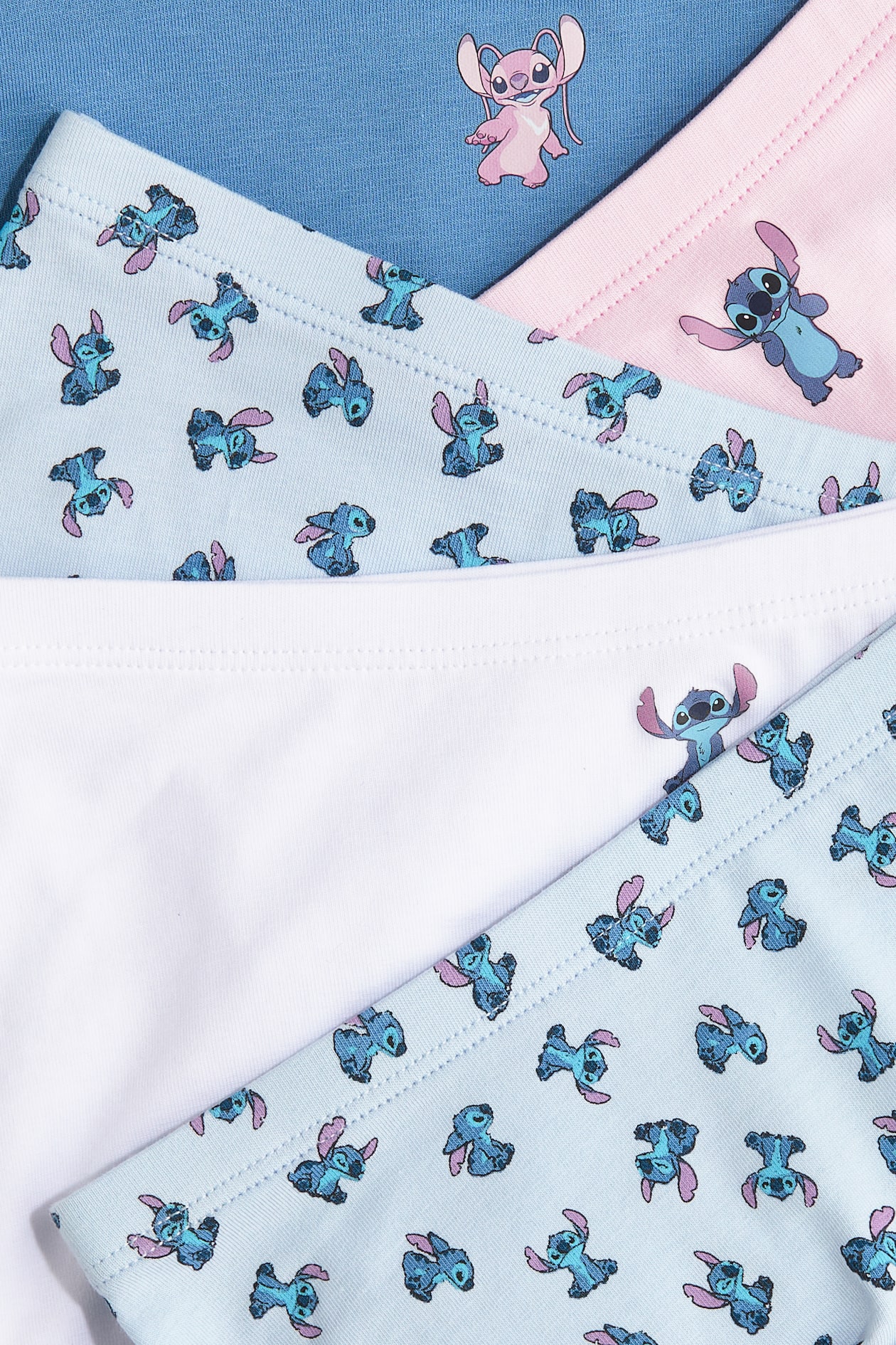 5-pack Cotton Boxer Briefs - Blue/Lilo & Stitch - Kids | H&M US