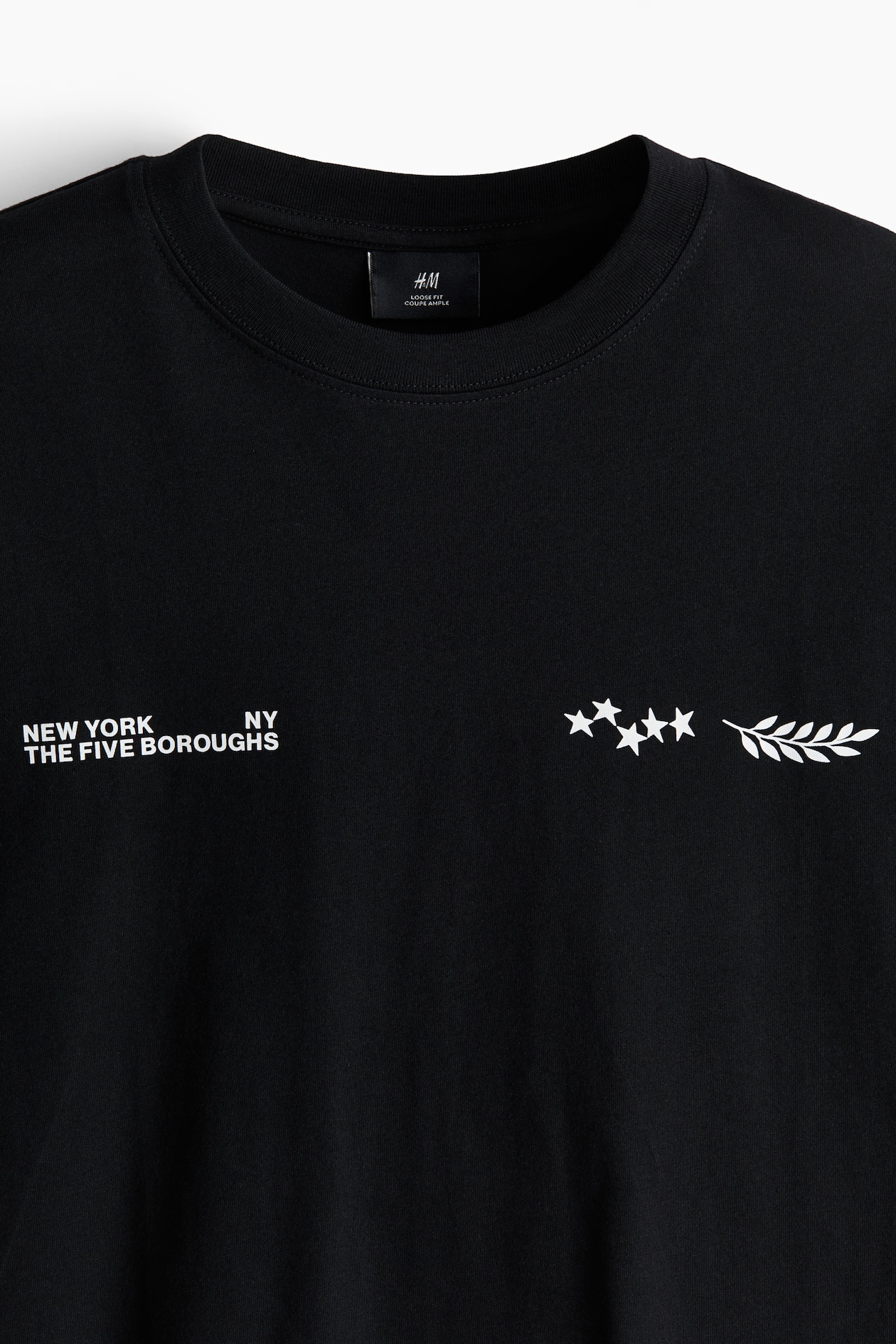 Loose Fit Printed T-shirt - Black/New York - Men | H&M US