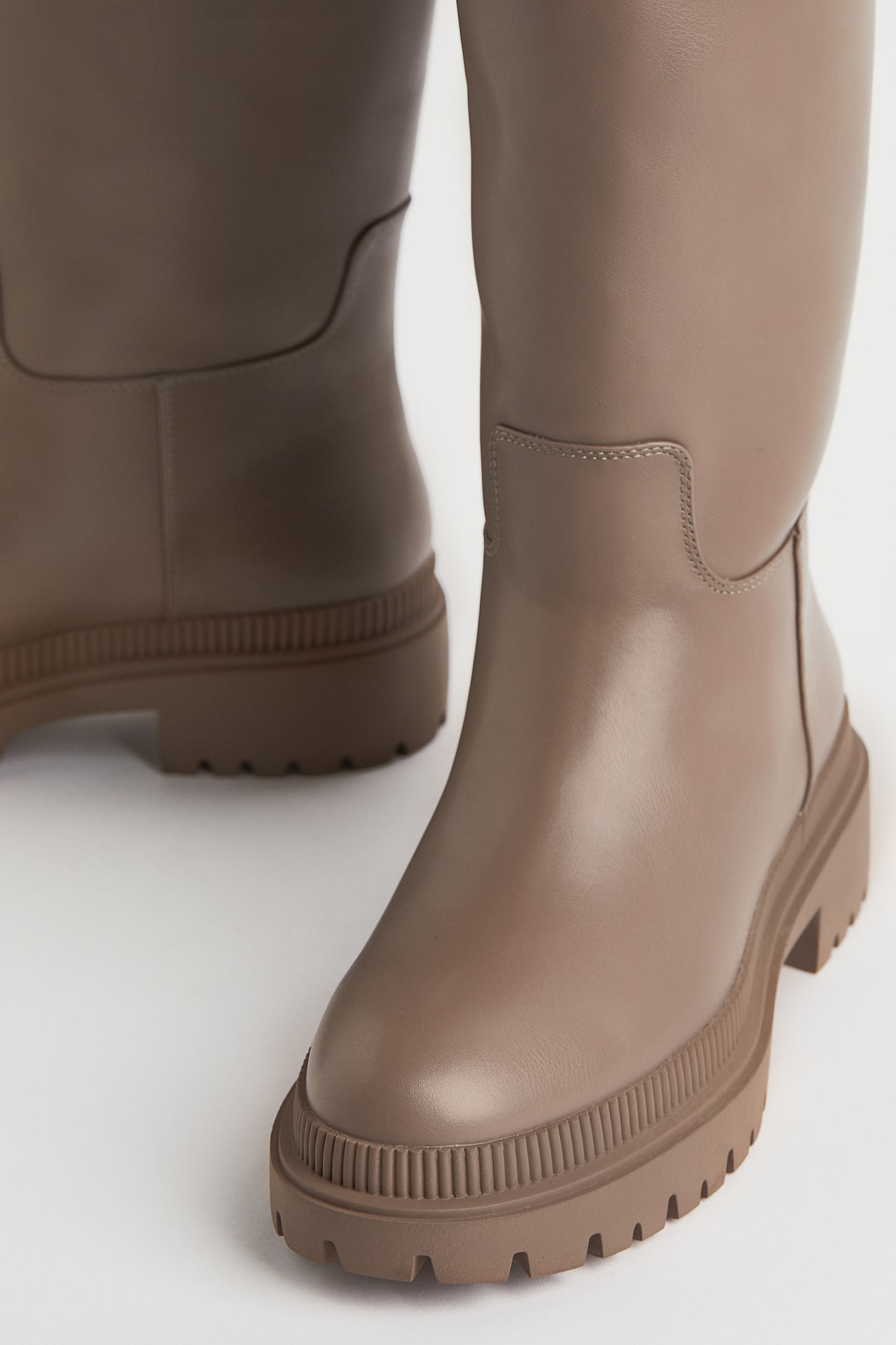 Knee-high boots - Greige - Ladies | H&M GB