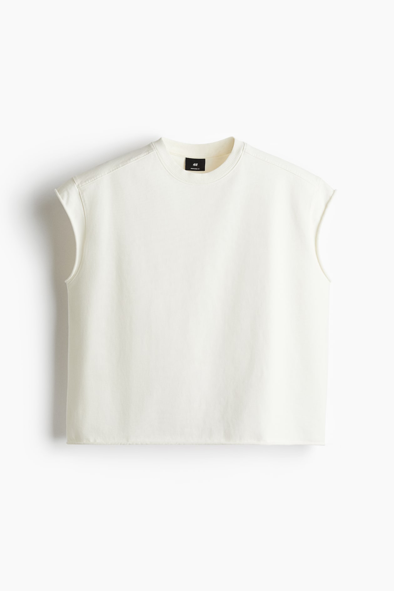 Oversized Tank Top - Cream - Men | H&M US
