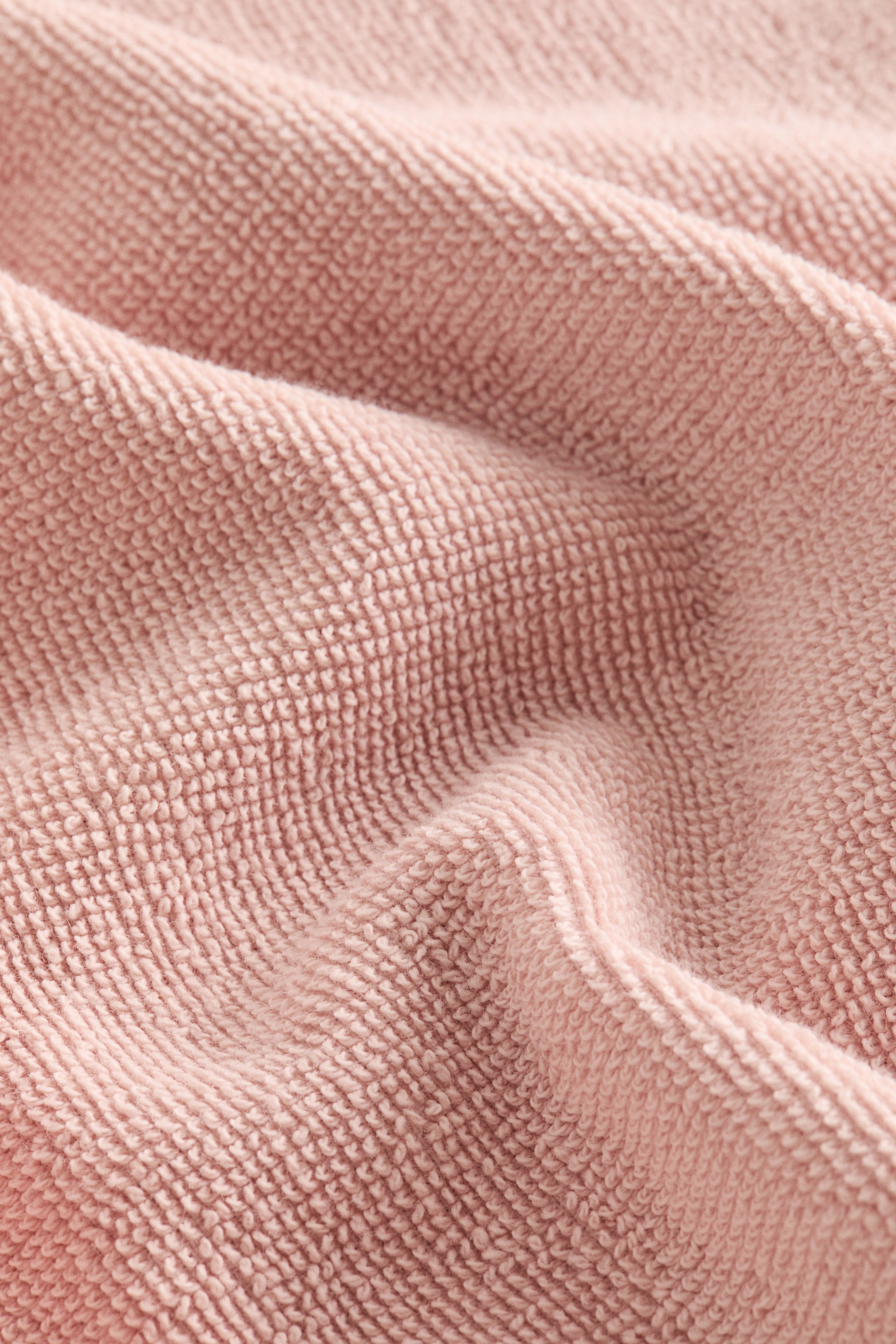 Women's Powder pink Cotton Terry Bathrobe | H&M US