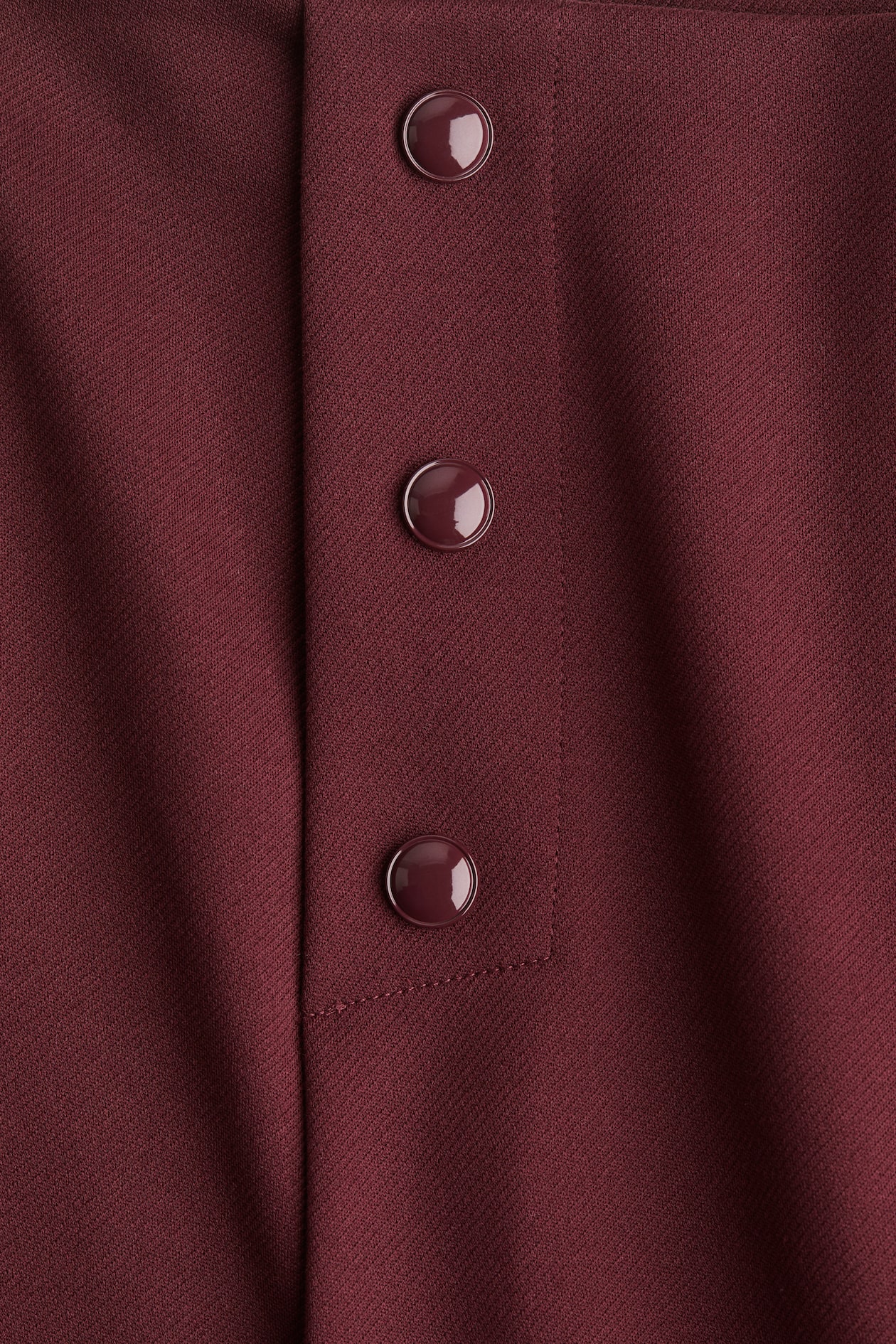 Jupe-short à boutons - Bordeaux - FEMME | H&M CA