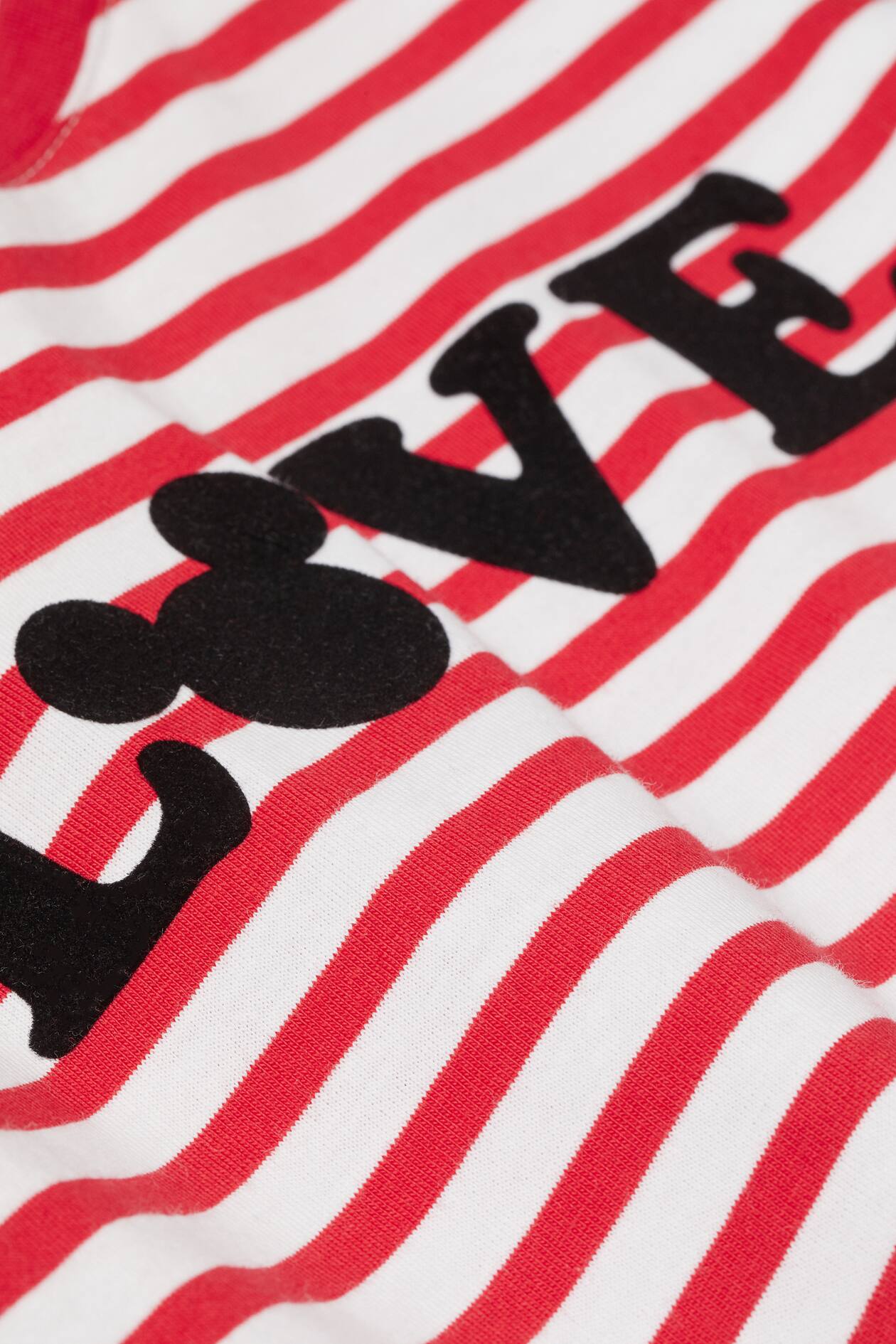 Striped T-shirt - Red/Mickey Mouse - Kids | H&M US