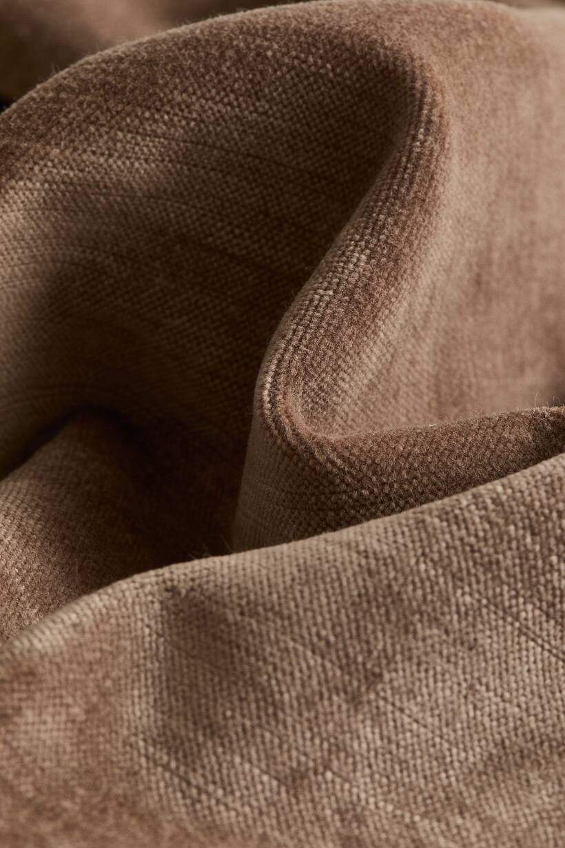 Dusty beige Velvet Cushion Cover with Fringe at H&M Home | H&M US