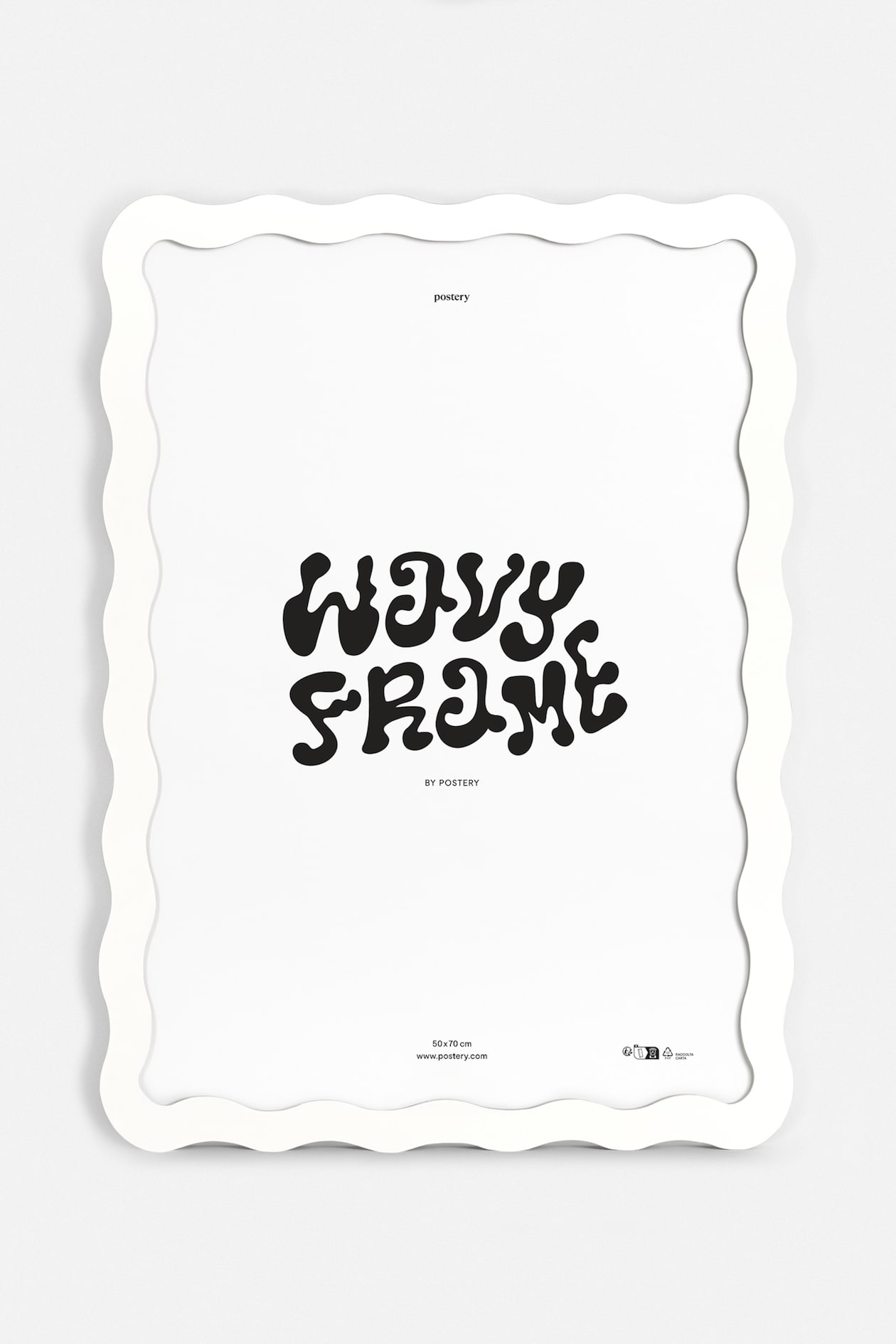 White Wavy Picture Frame Wood at H&M Home | H&M GB